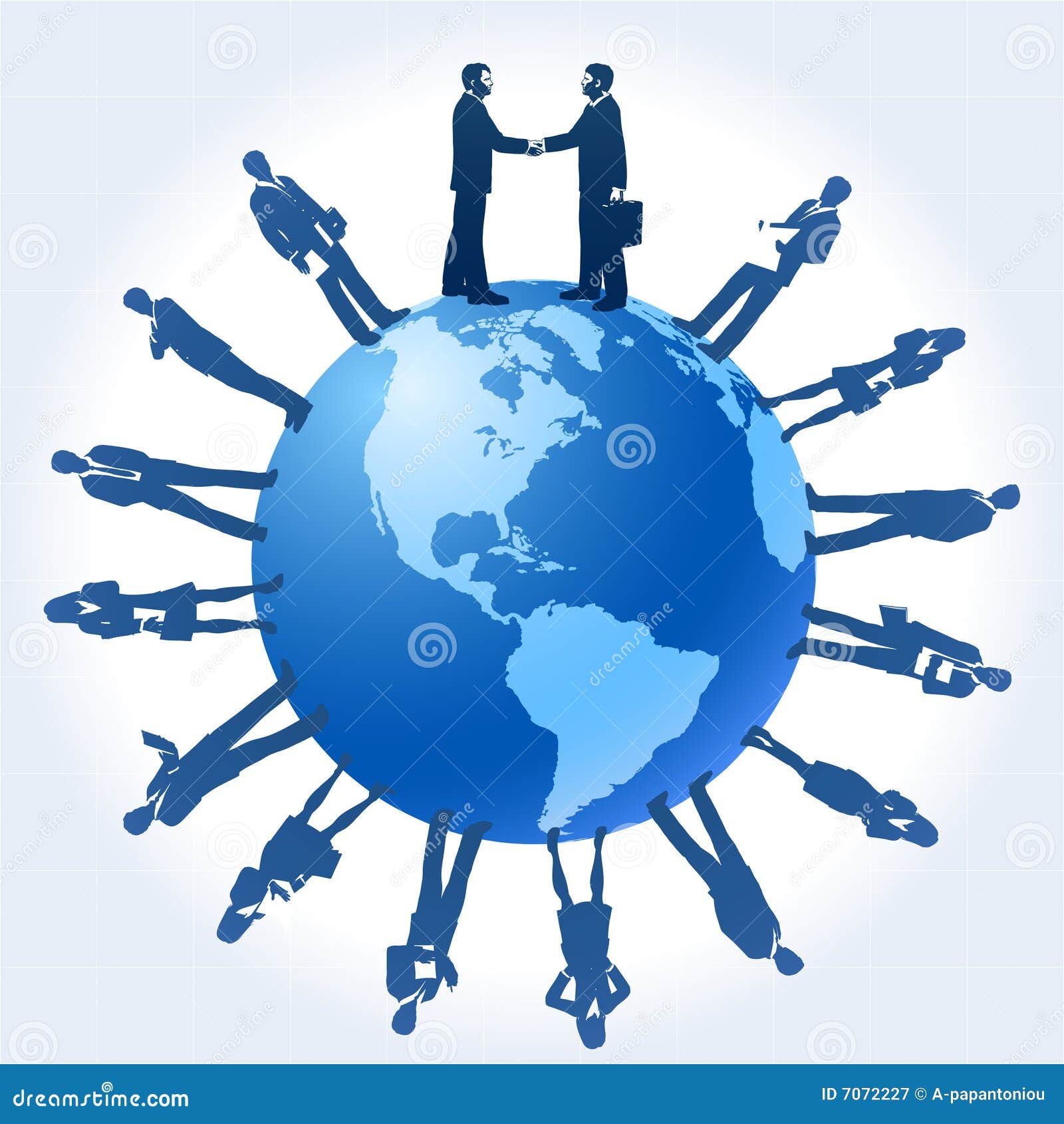 Business Around the World stock vector. Illustration of clip - 7072227