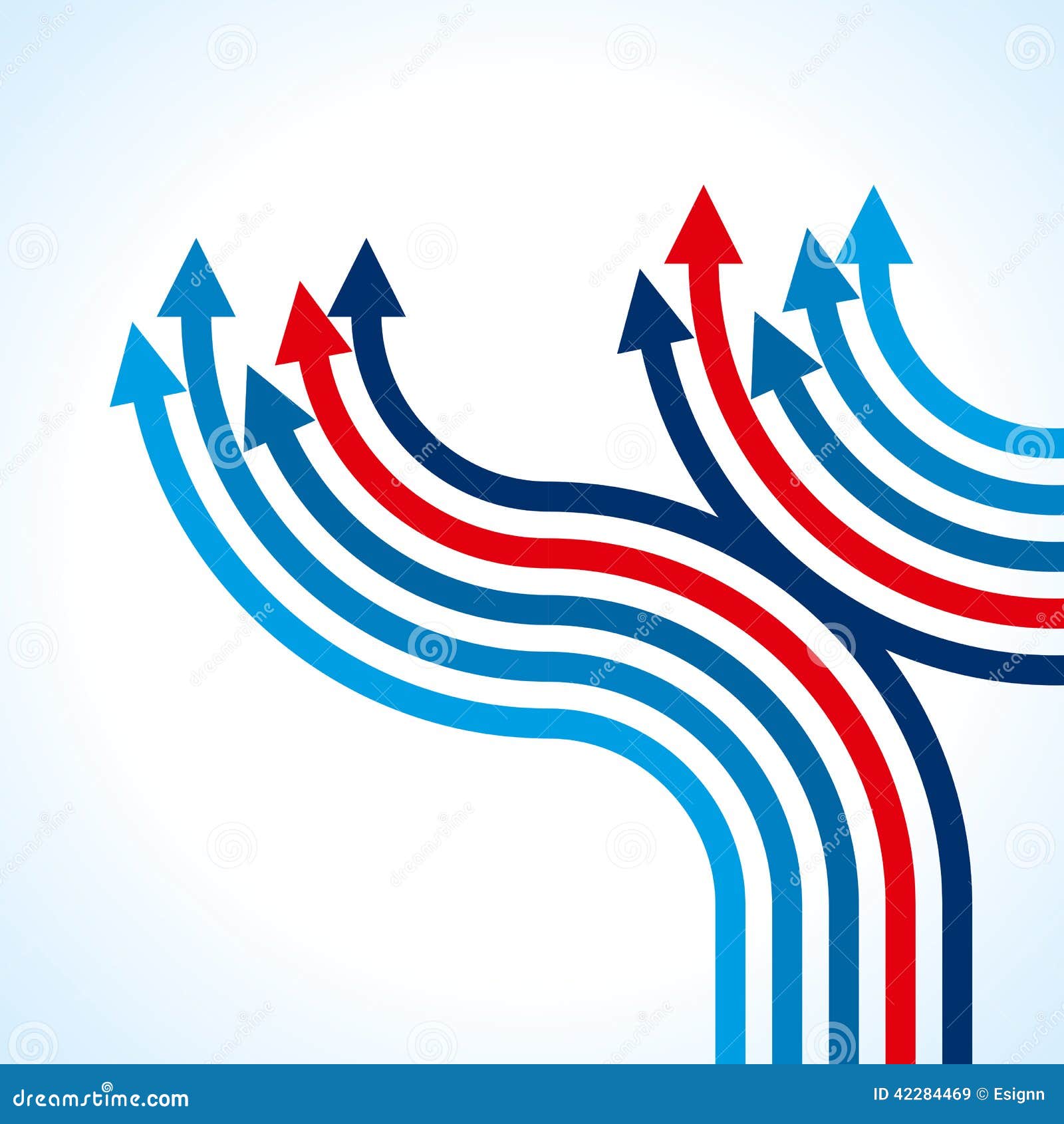 Business Arrow Concept with Teamwork Stock Vector - Illustration of ...