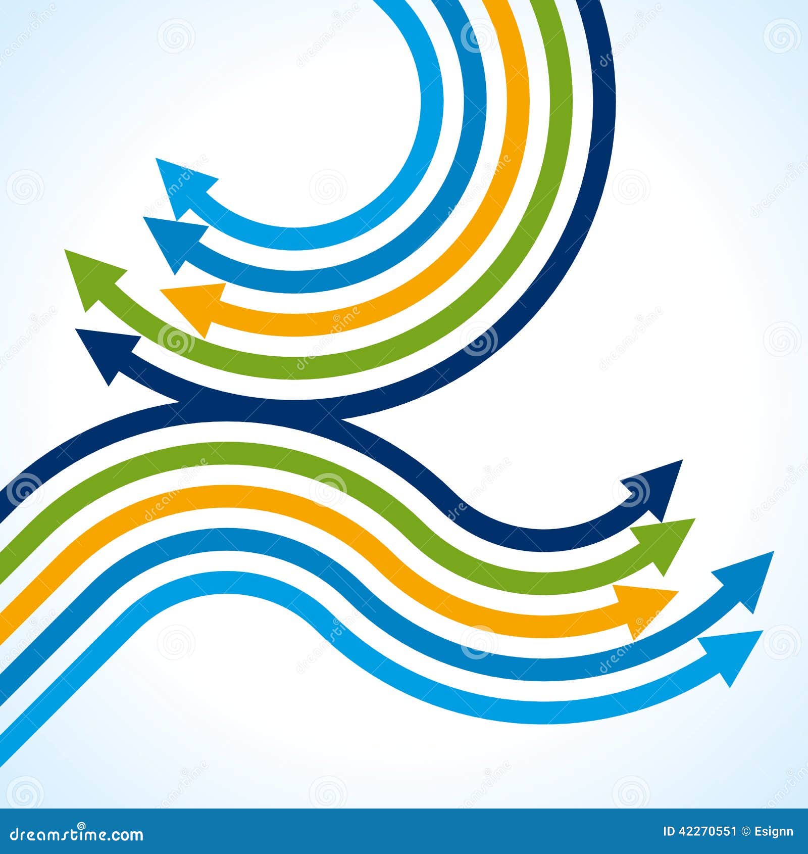 Business Arrow Concept with Teamwork Stock Vector - Illustration of ...