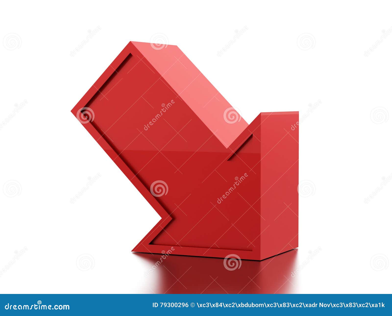 Business Arrow Icon Concept Rendered Stock Illustration - Illustration ...