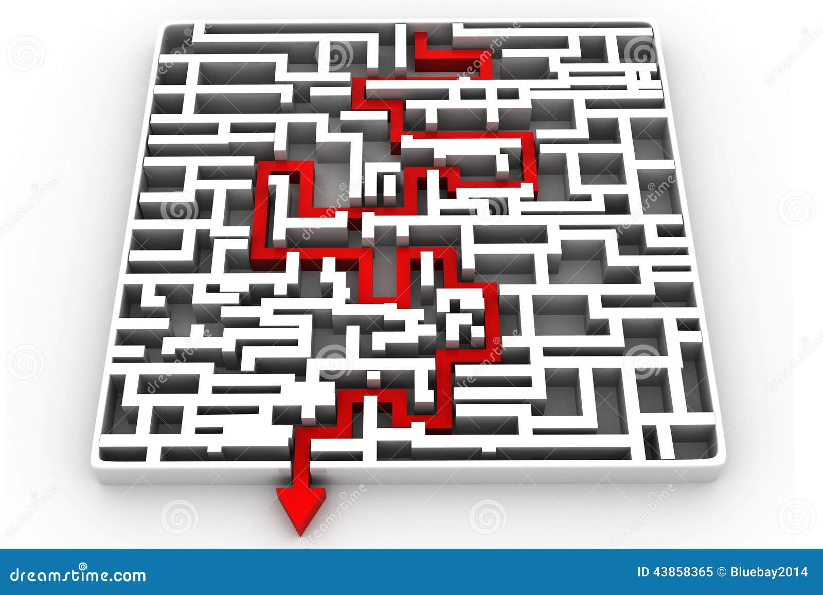 3d Solved Arrow Shape Maze Puzzle Stock Illustration | CartoonDealer ... 3d Solved Arrow Shape Maze Puzzle Stock Illustration | CartoonDealer ...
