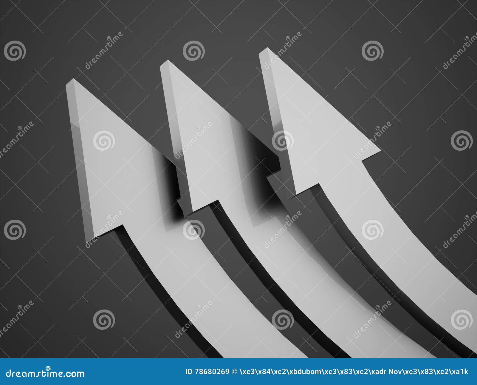 Business arrows concept stock illustration. Illustration of leader ...