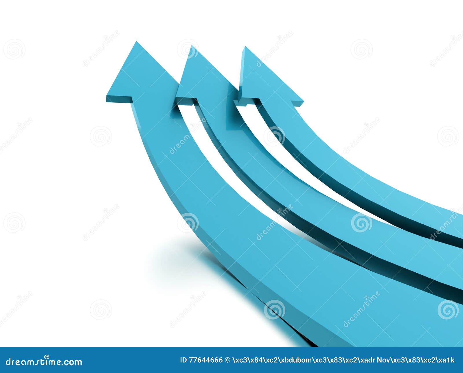 Business arrows concept stock illustration. Illustration of graph ...
