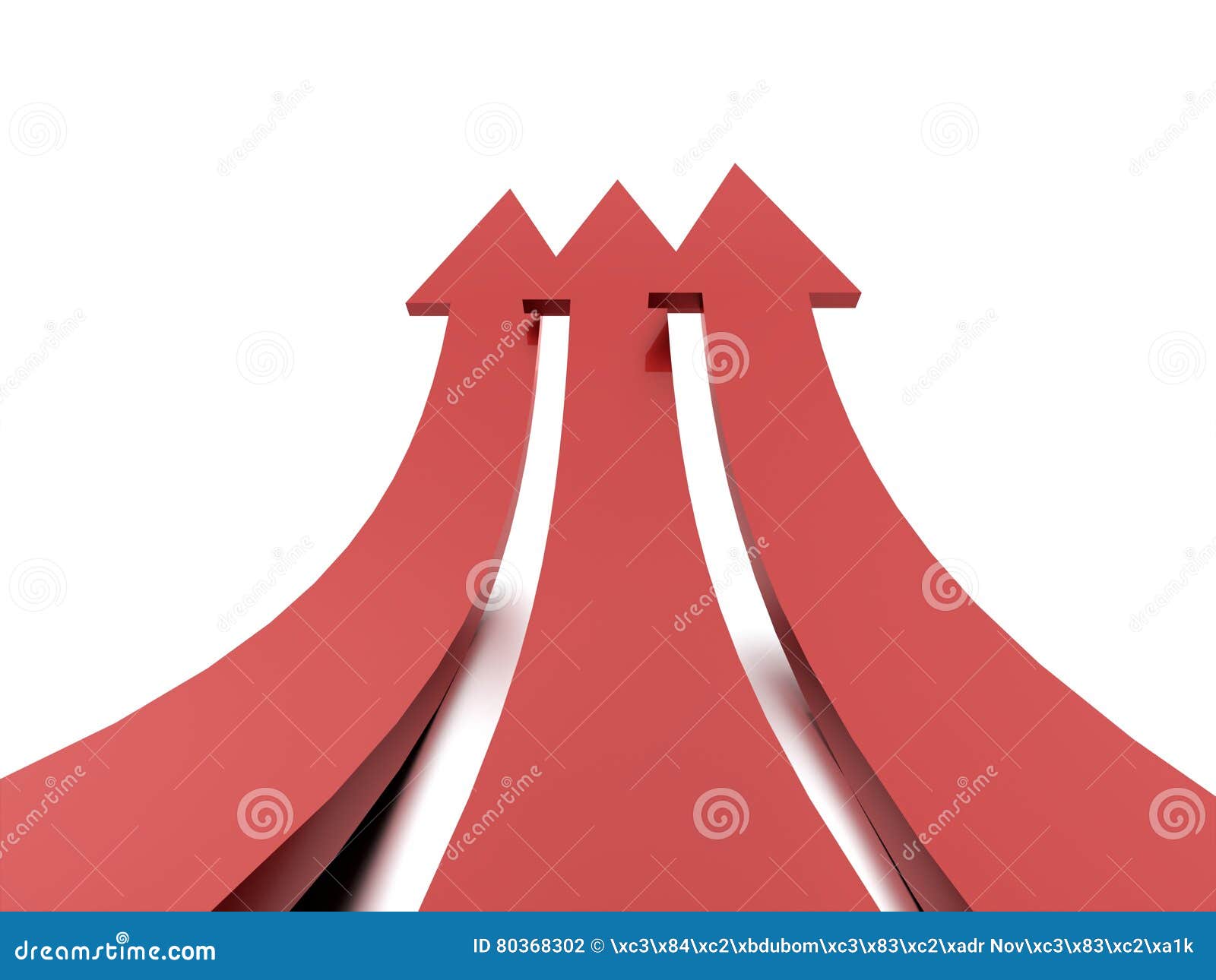 Business arrows concept stock illustration. Illustration of chart ...
