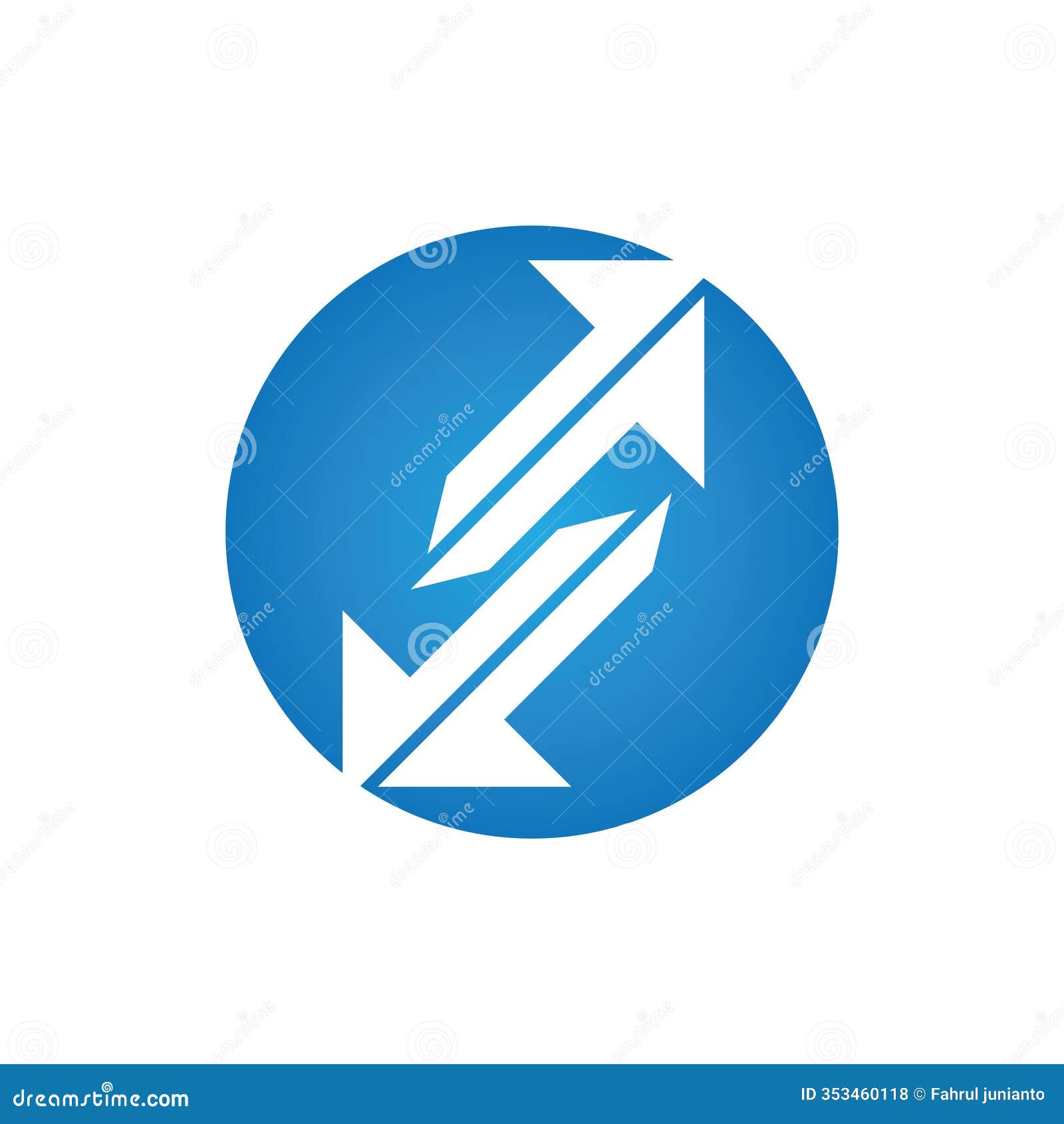 Business Arrows Icon and Symbol Template Stock Illustration ...