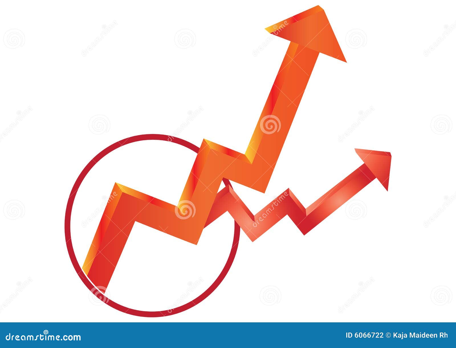 Business arrows - vector stock vector. Illustration of factor - 6066722