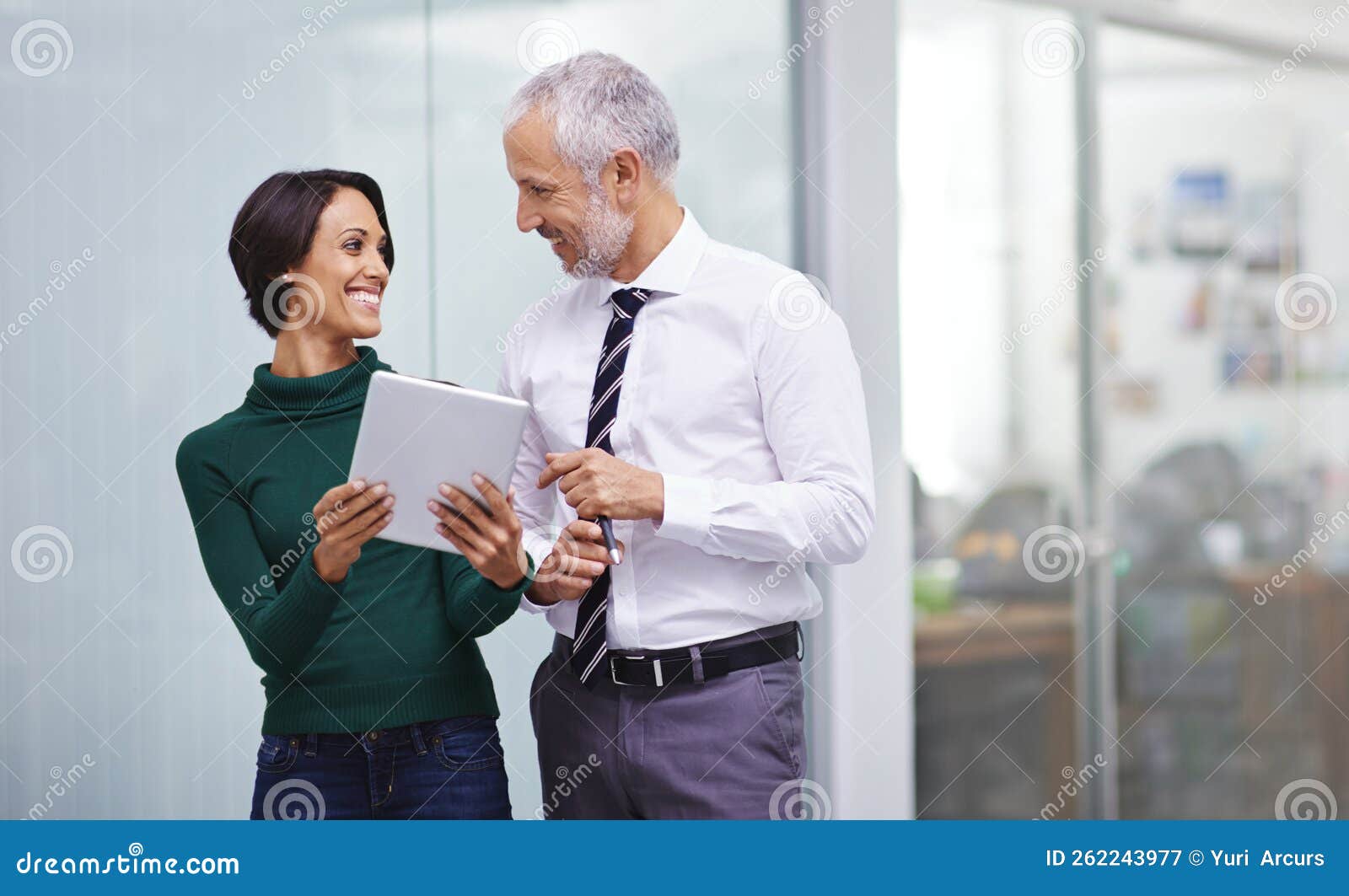 Business As Usual. Businesspeople Working in the Office. Stock Image ...