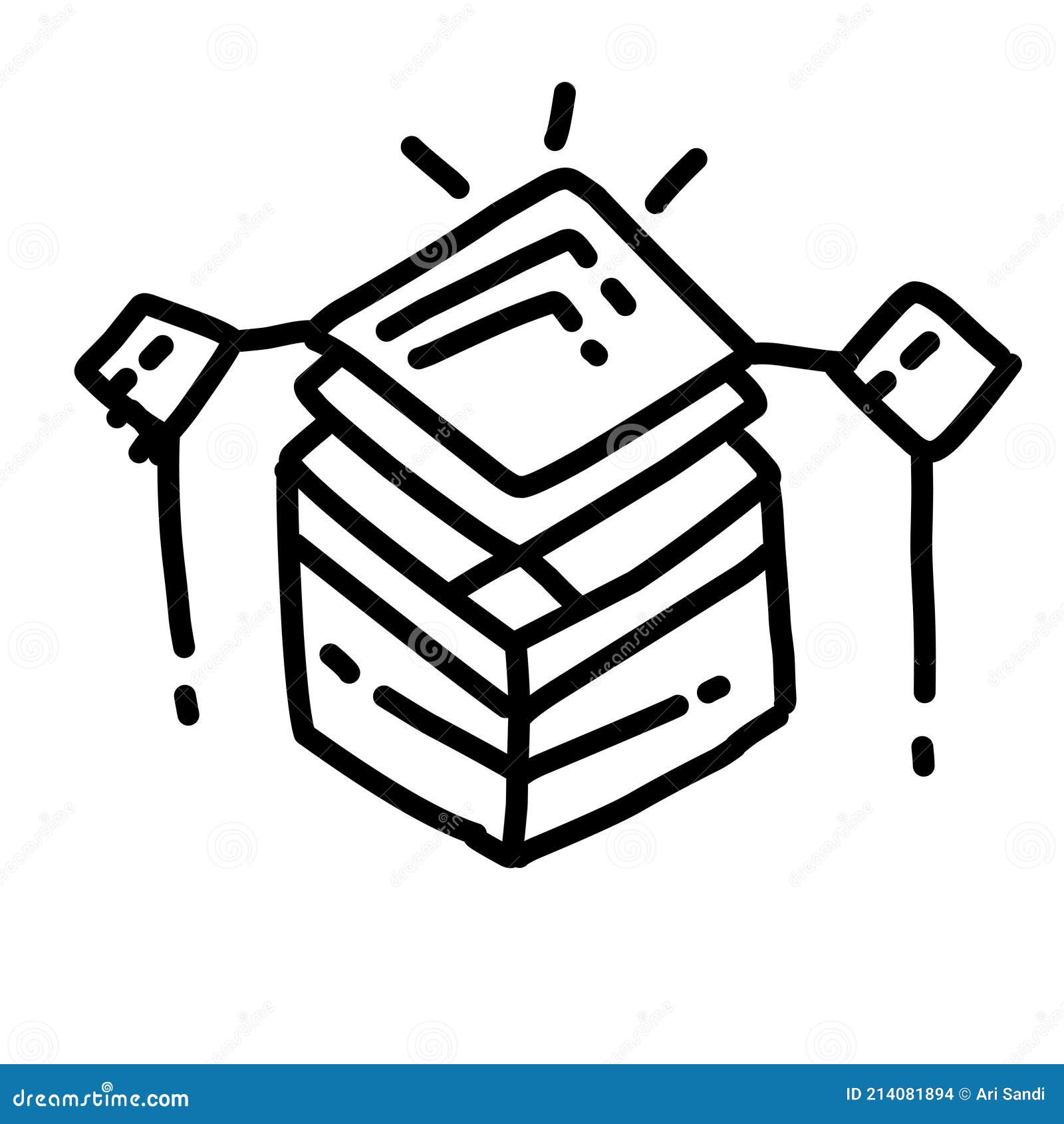 Business Assets Hand Drawn Icon Design, Outline Black, Vector Icon ...