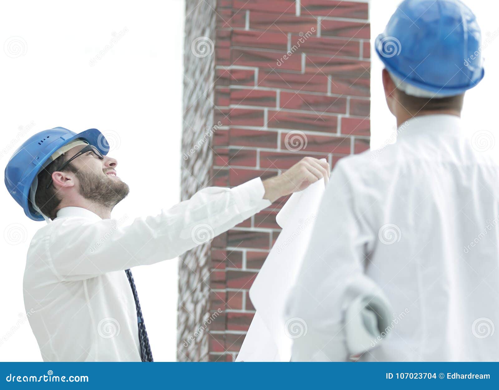 Architect and the Foreman of the Construction Estimate New Building ...