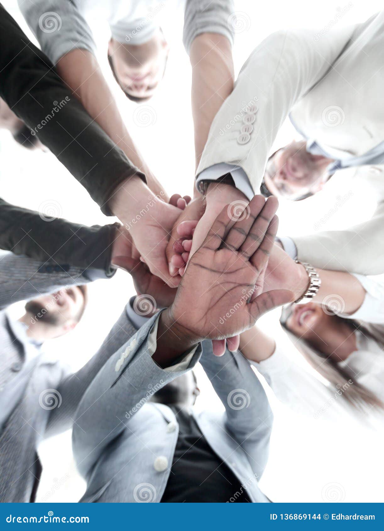Business Background.business Team Making a Stack of Hands Stock Photo ...