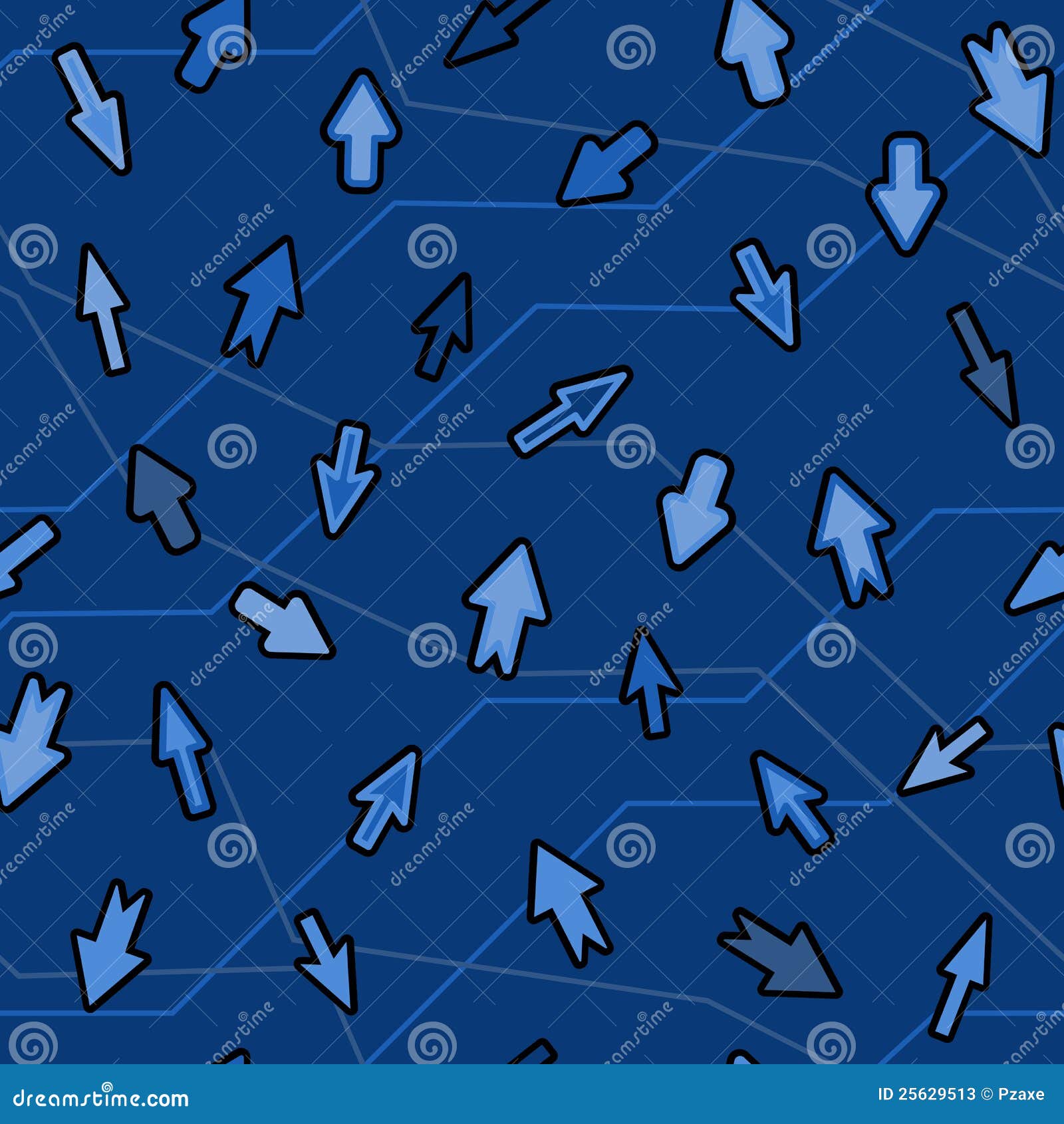 Business Background - Seamless Arrows Texture Stock Vector ...