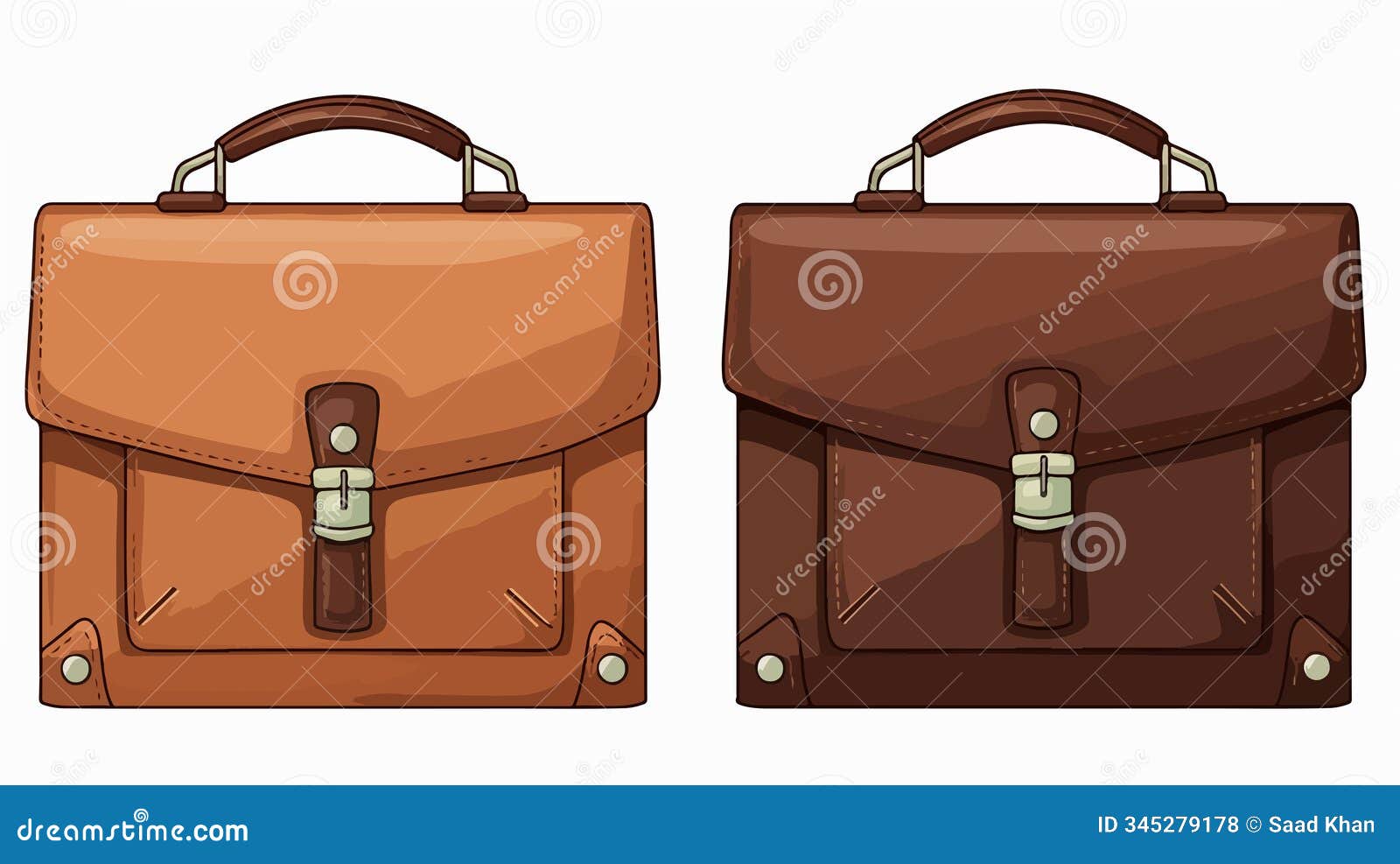 Business Bag Drawing stock vector. Illustration of travel - 345279178
