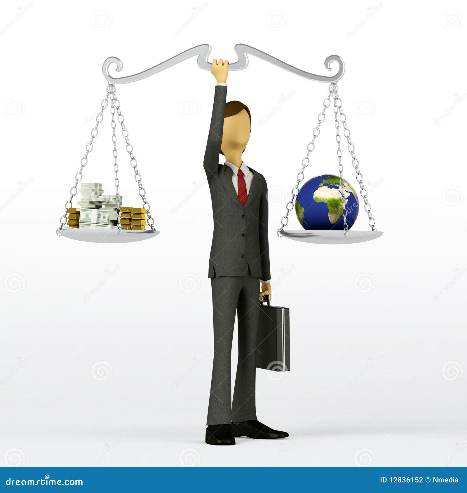 Business Balance stock illustration. Illustration of corporate - 12836152