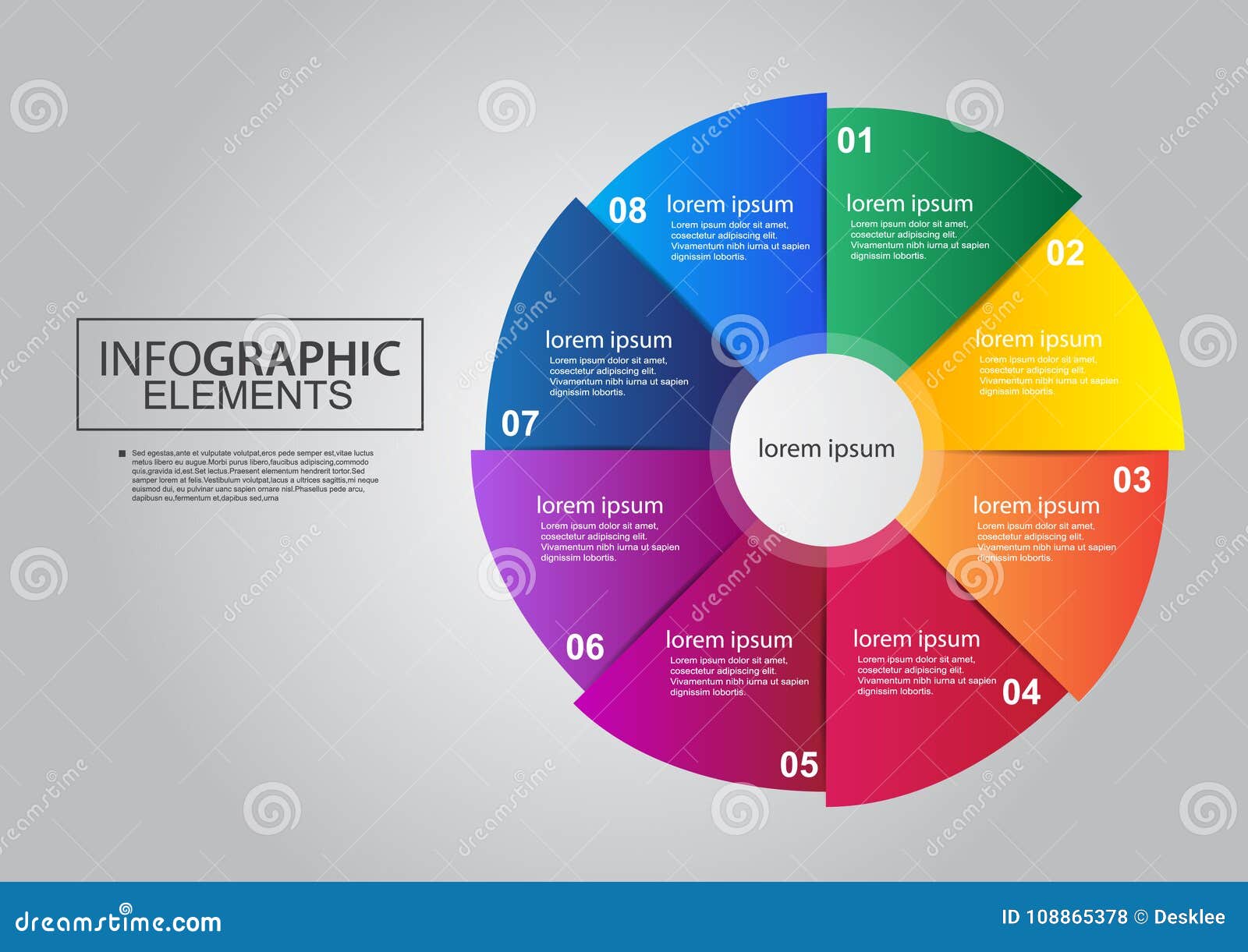 5 Step Elements. Workflow Graphic Design. Infograph Timeline. Strategy ...