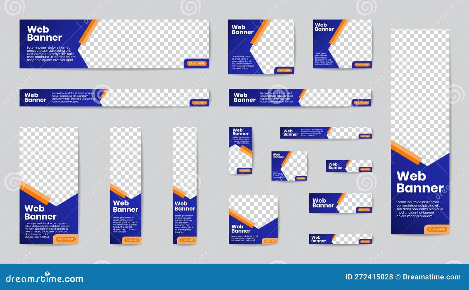Business Banner Standard Size in Horizontal and Vertical Rectangle ...