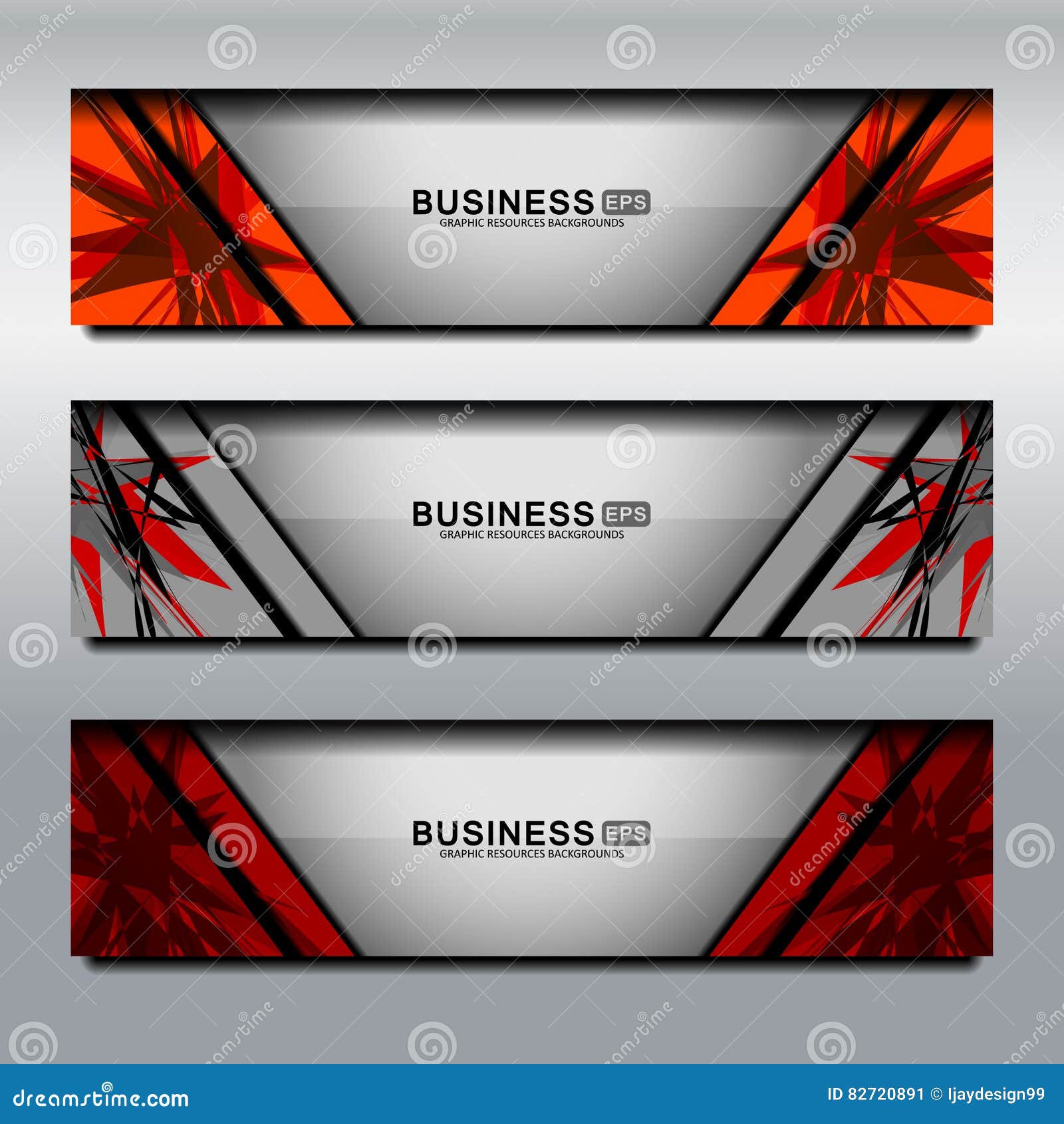 Business Banner Template stock vector. Illustration of vector - 82720891