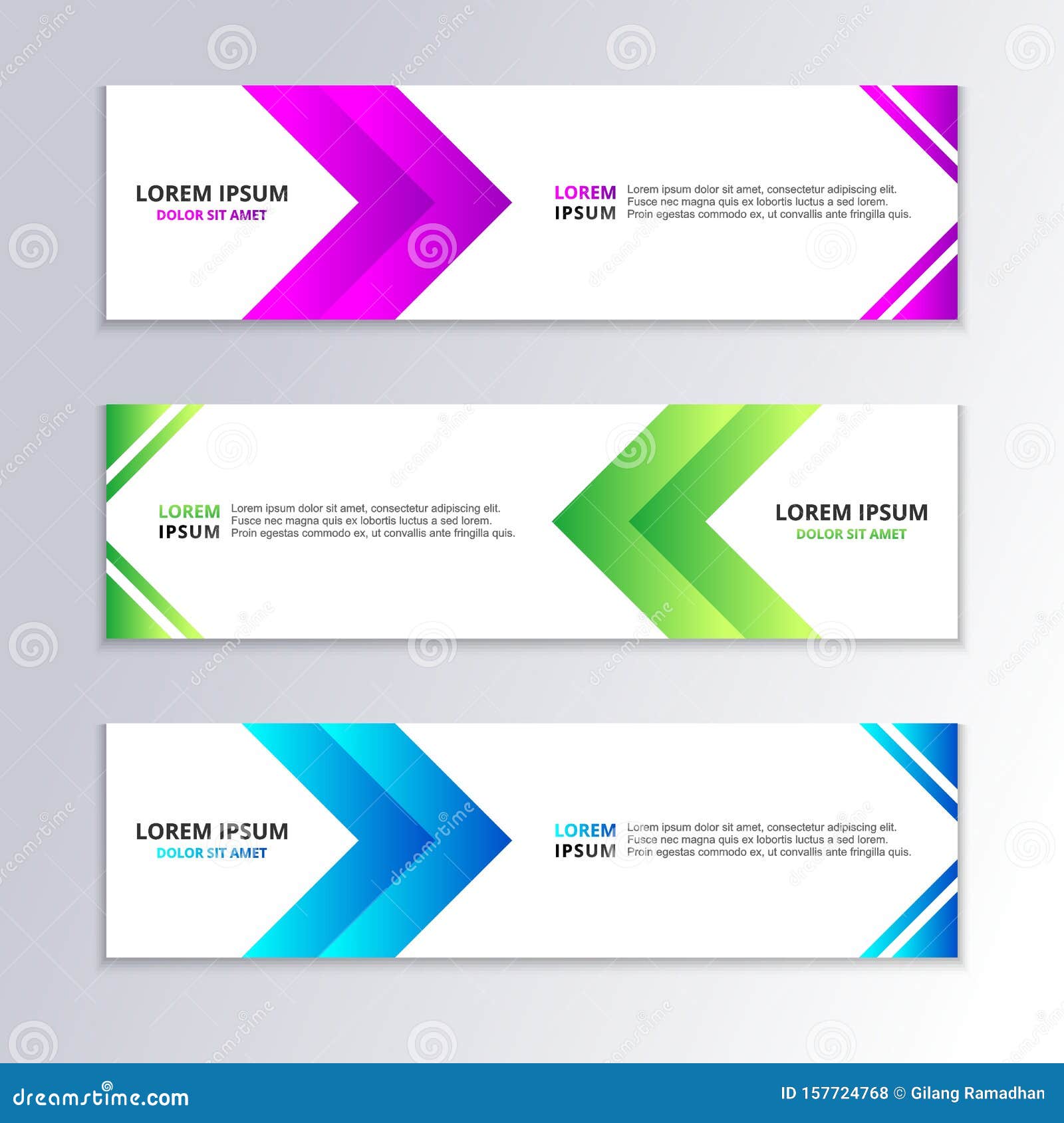 Business Banner Template, Gradient Color, Modern Layout, Web Header ... Business Banner Template, Gradient Color, Modern Layout, Web Header ...