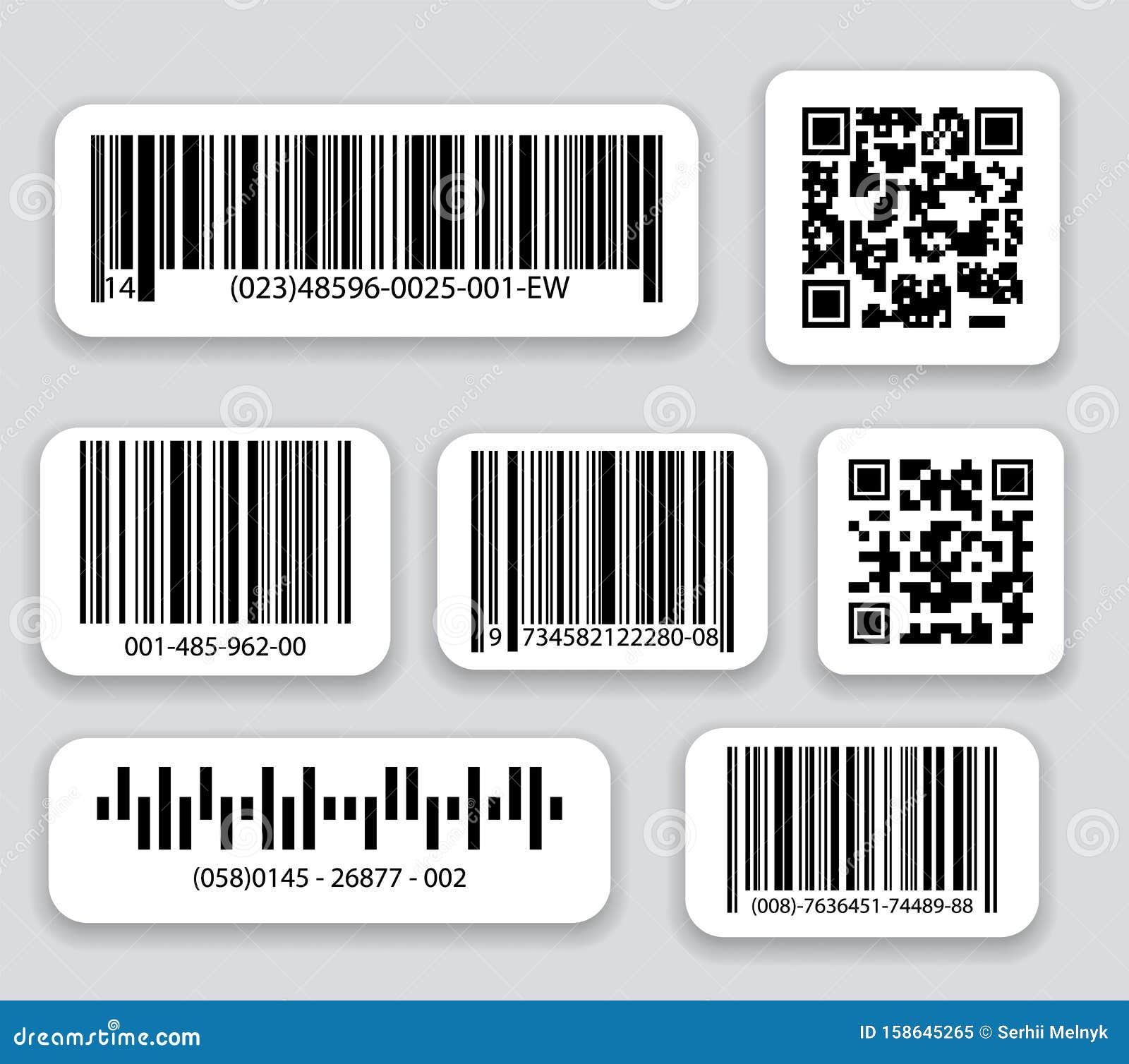 Business Barcodes Vector Set. | CartoonDealer.com #149697977