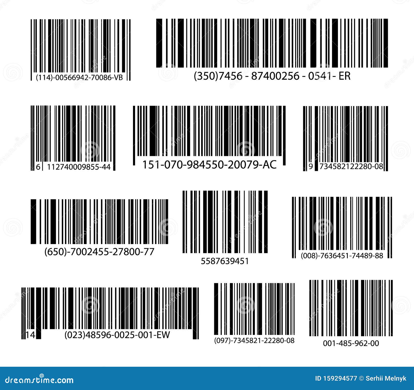 Business Barcodes Vector Set. Realistic Bar Code Icon Royalty-Free ... Business Barcodes Vector Set. Realistic Bar Code Icon Royalty-Free ...