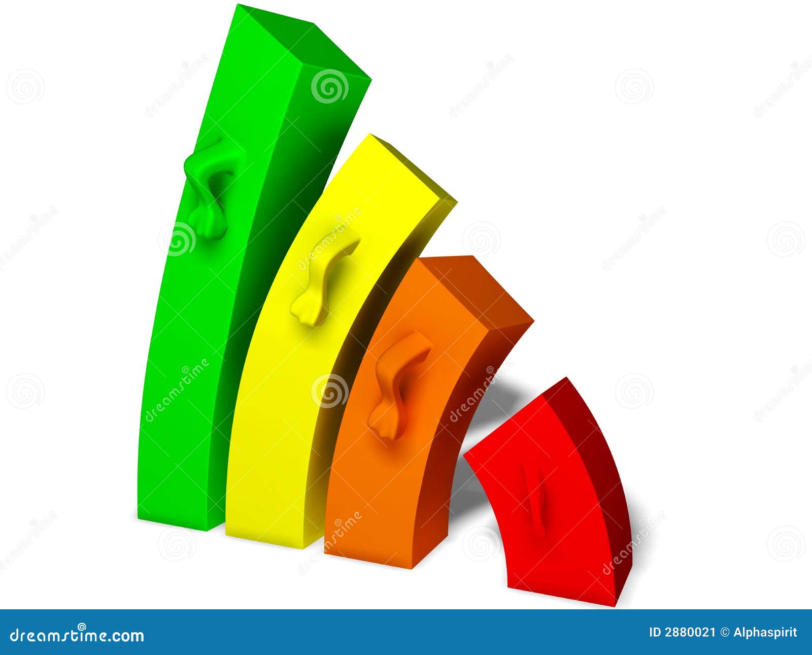 Bars Chart Interface Ascending Vector Icon On White Background. Flat ...