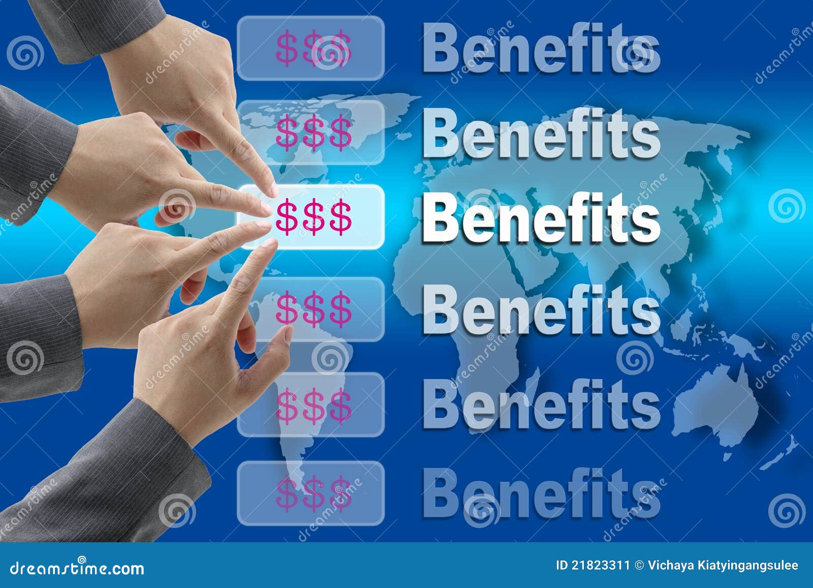 Business Benefits stock illustration. Illustration of motivation - 21823311