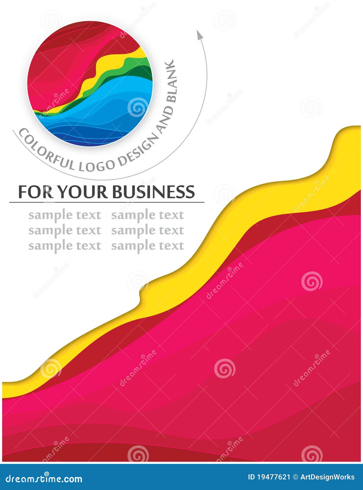 Business Blank with Logo Design Stock Vector - Illustration of artistic ...