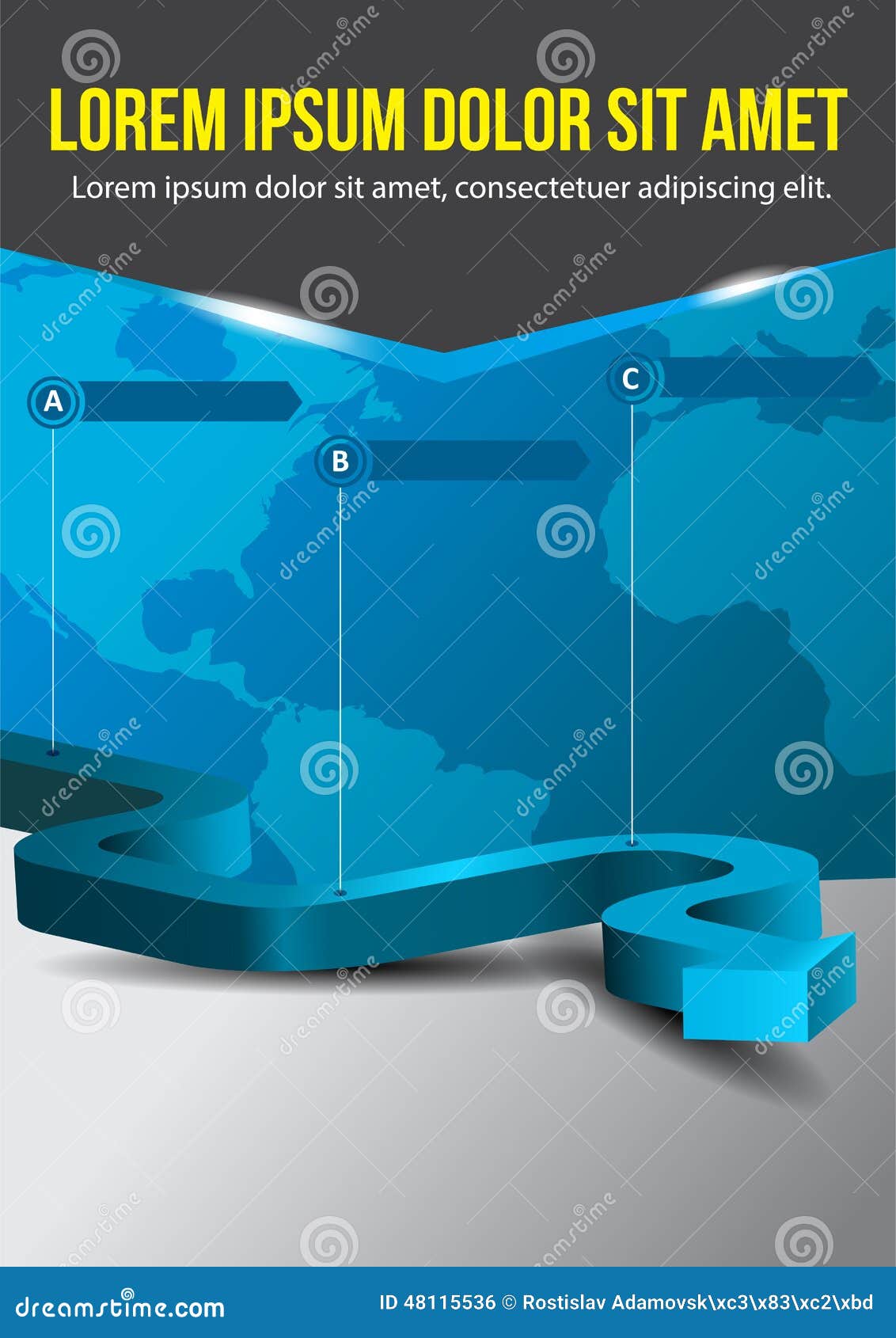 Three Step Infographics, Circular Shapes, Multi Level Hierarchy ...