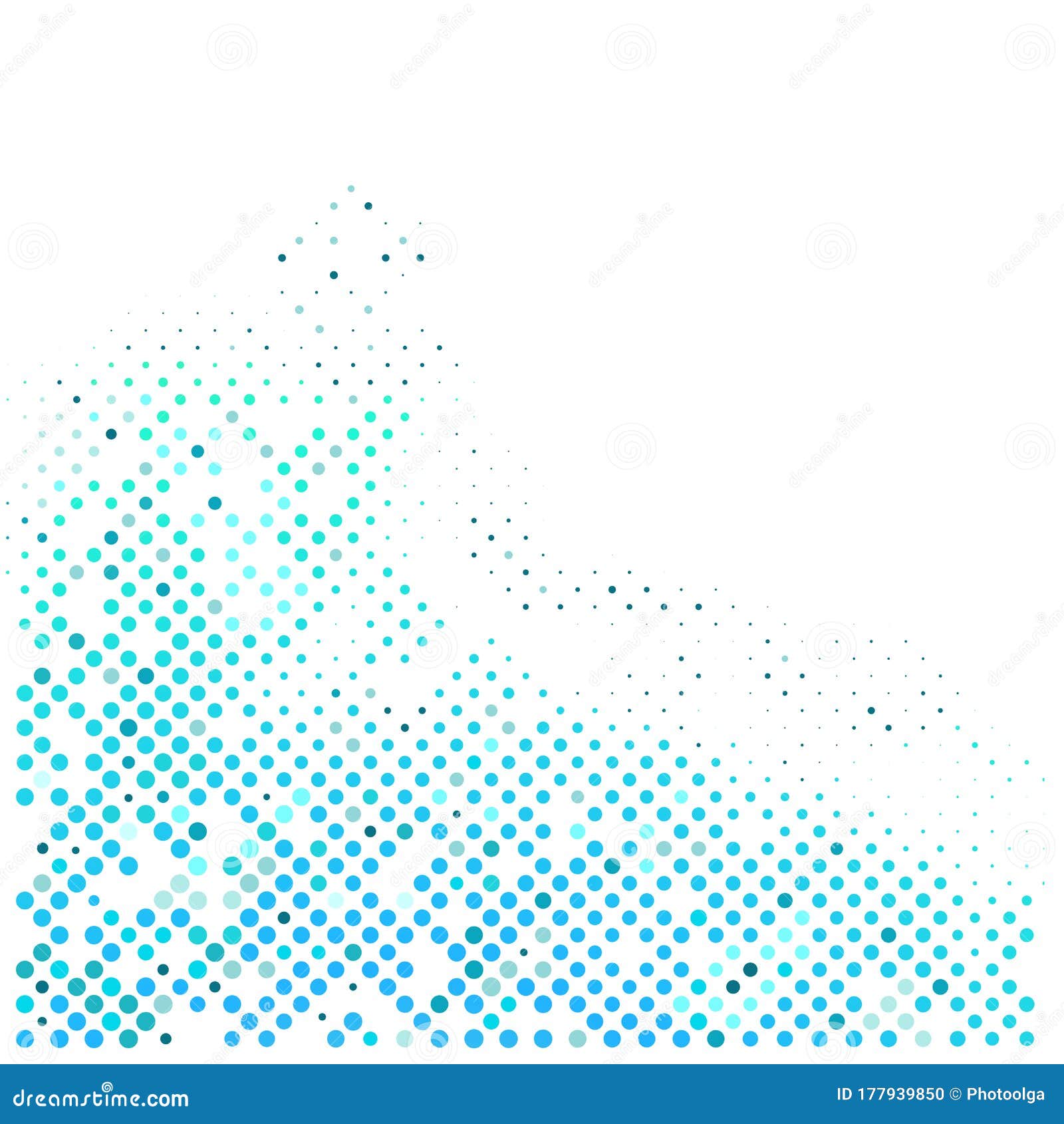 Business Blue Halt Tone on White Background. Pattern for Business ...