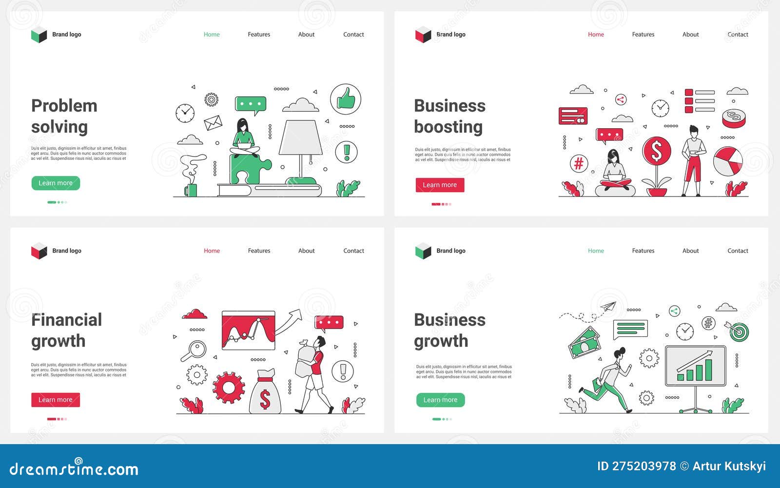 Business Boosting Problem Solving, Financial Growth and Sales, Tiny ...