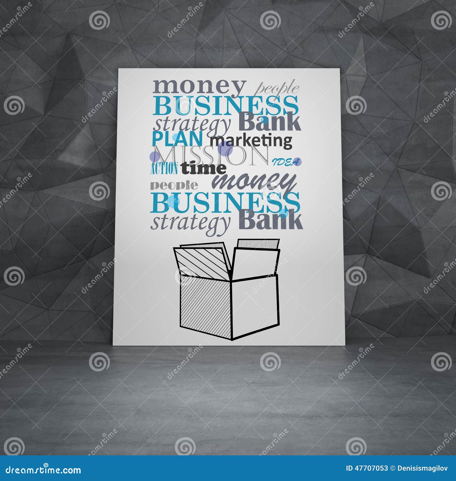 Business box stock image. Image of concept, idea, message - 47707053