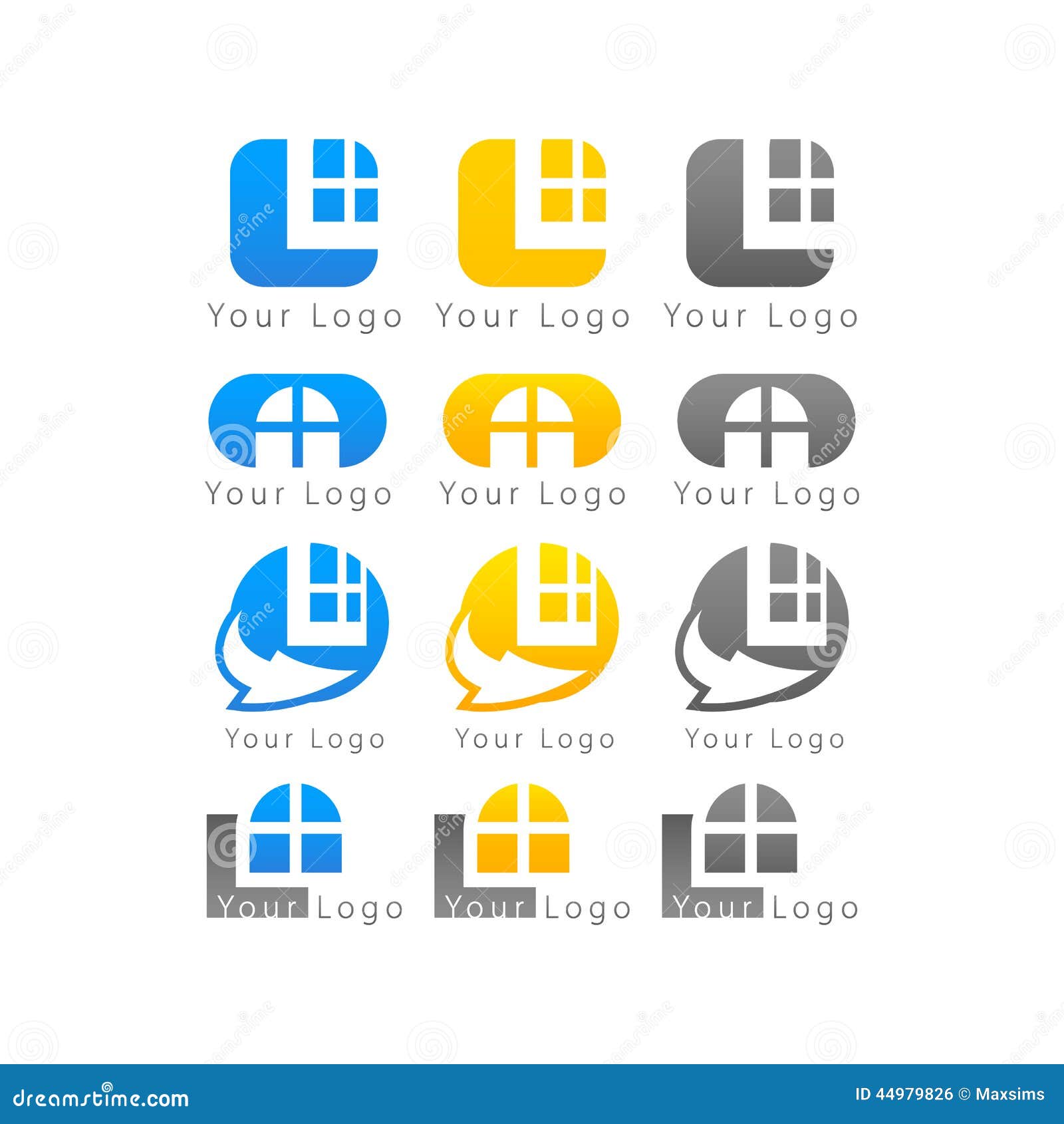 Business Brand Marks Icon Logo Stock Vector - Illustration of ...