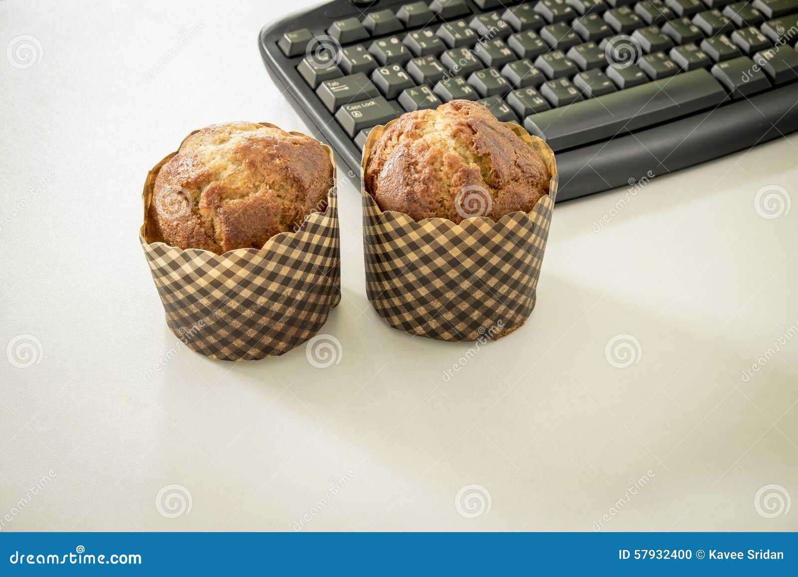 Business Breakfast Cafe, Muffin, in Office Stock Photo - Image of ...