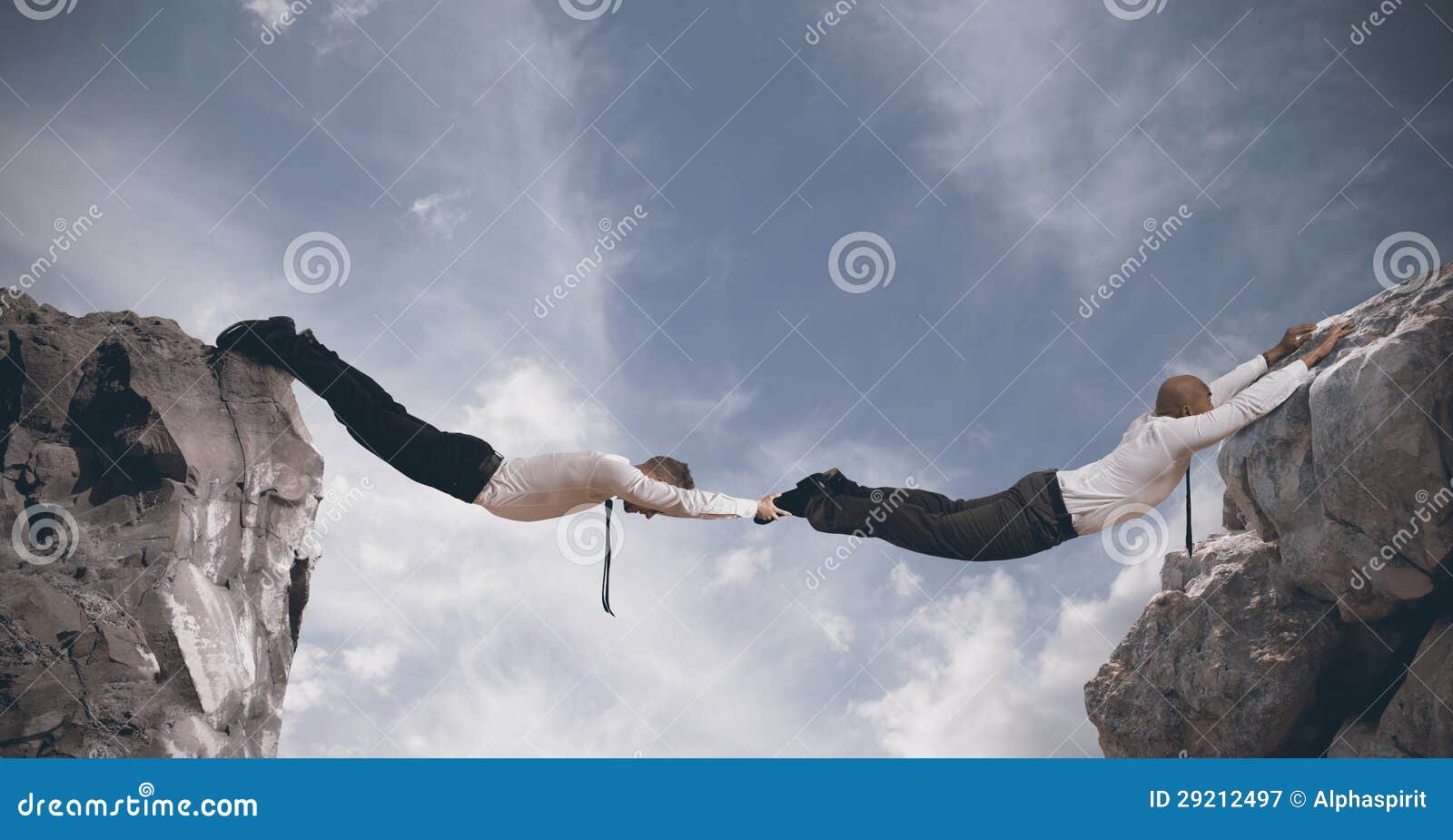 Business Bridge. Concept of Partnership Stock Image - Image of contract ...