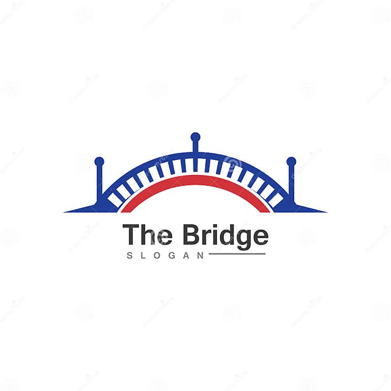 Business Bridge Logo Design Vector Icon Template Design Stock ...