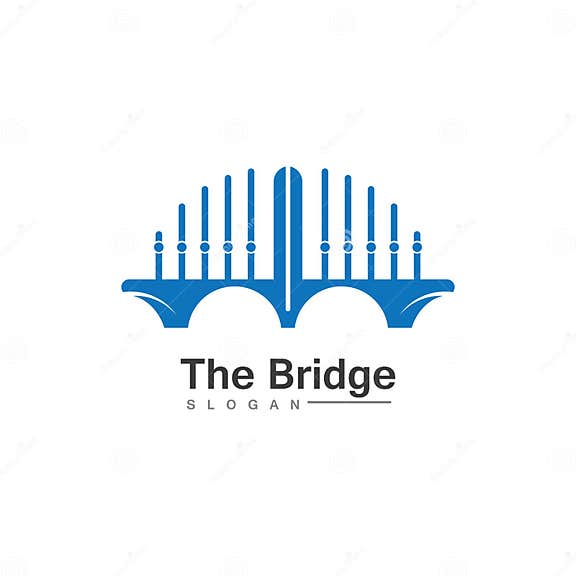 Business Bridge Logo Design Vector Icon Template Design Stock ...