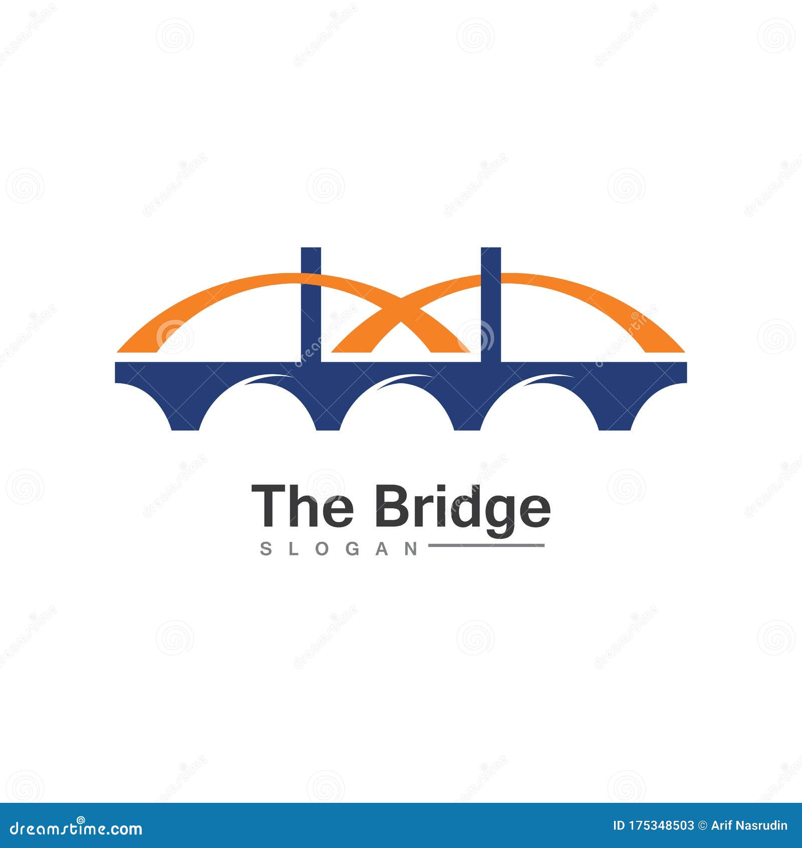 Business Bridge Logo Design Vector Icon Template Design Stock ...