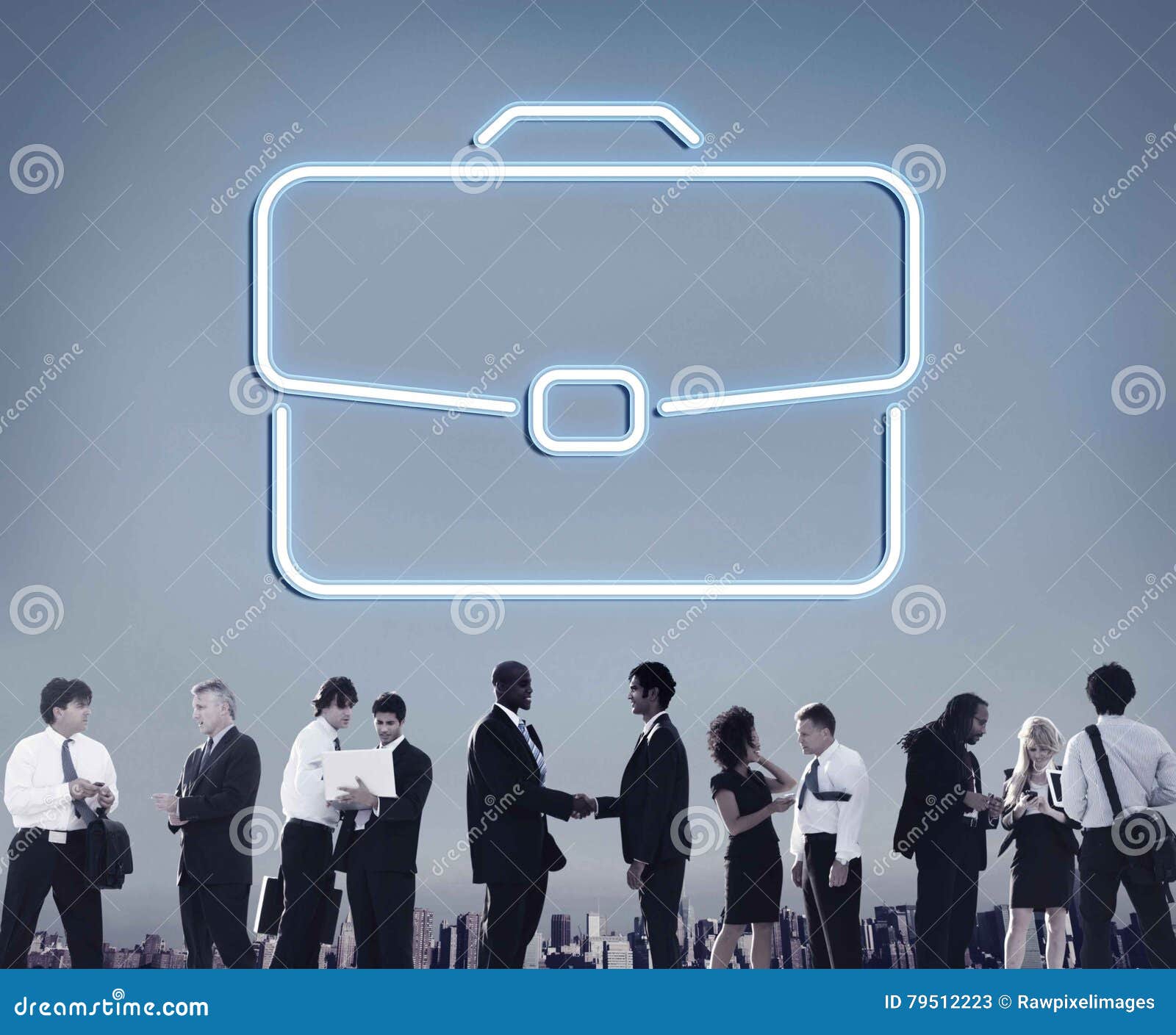 Business Briefcase Confidential Growth Collaboration Concept Stock ...