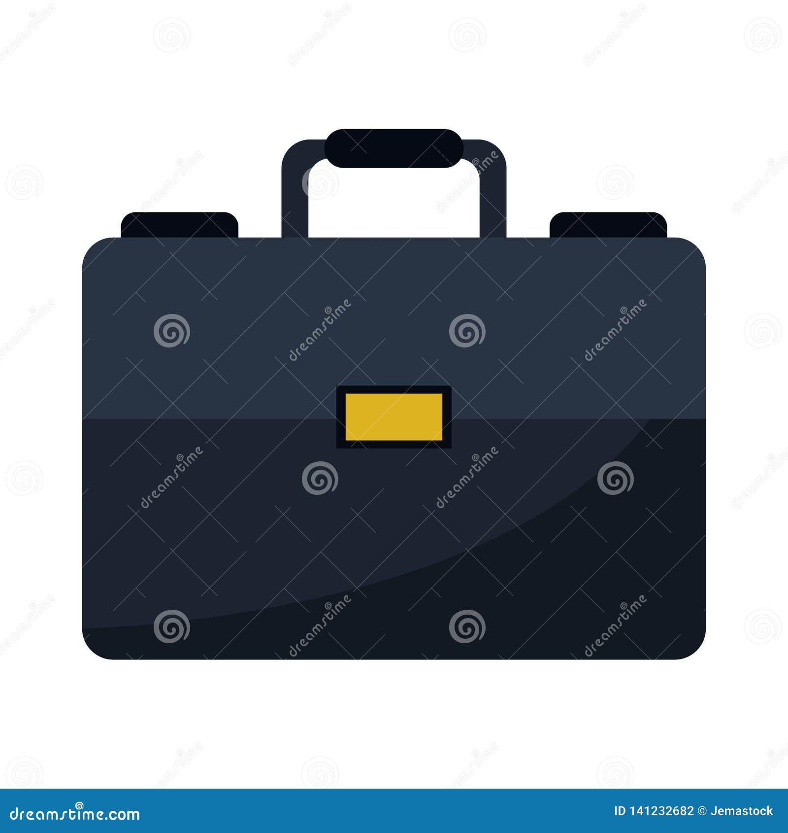 Business Briefcase Symbol Isolated Stock Vector - Illustration of ...