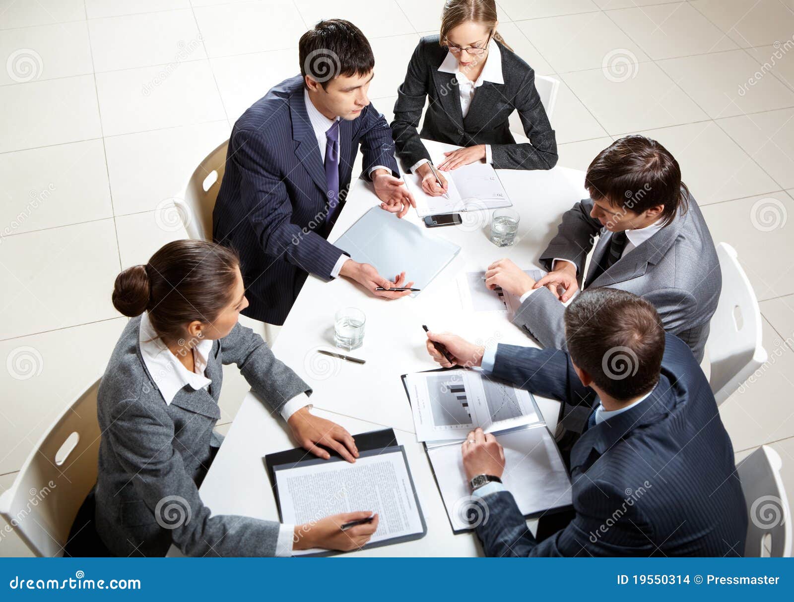 Business briefing stock photo. Image of discuss, collar - 19550314