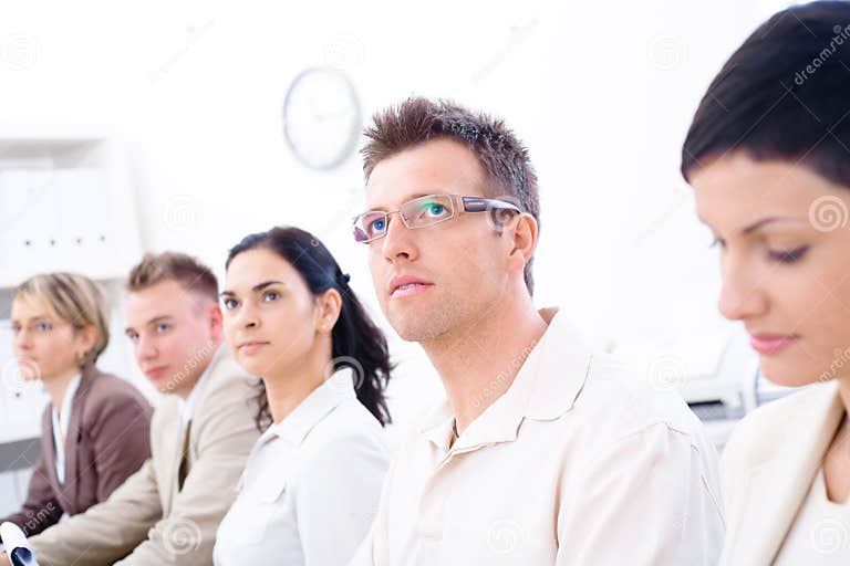 Business briefing stock image. Image of caucasian, career - 3926685