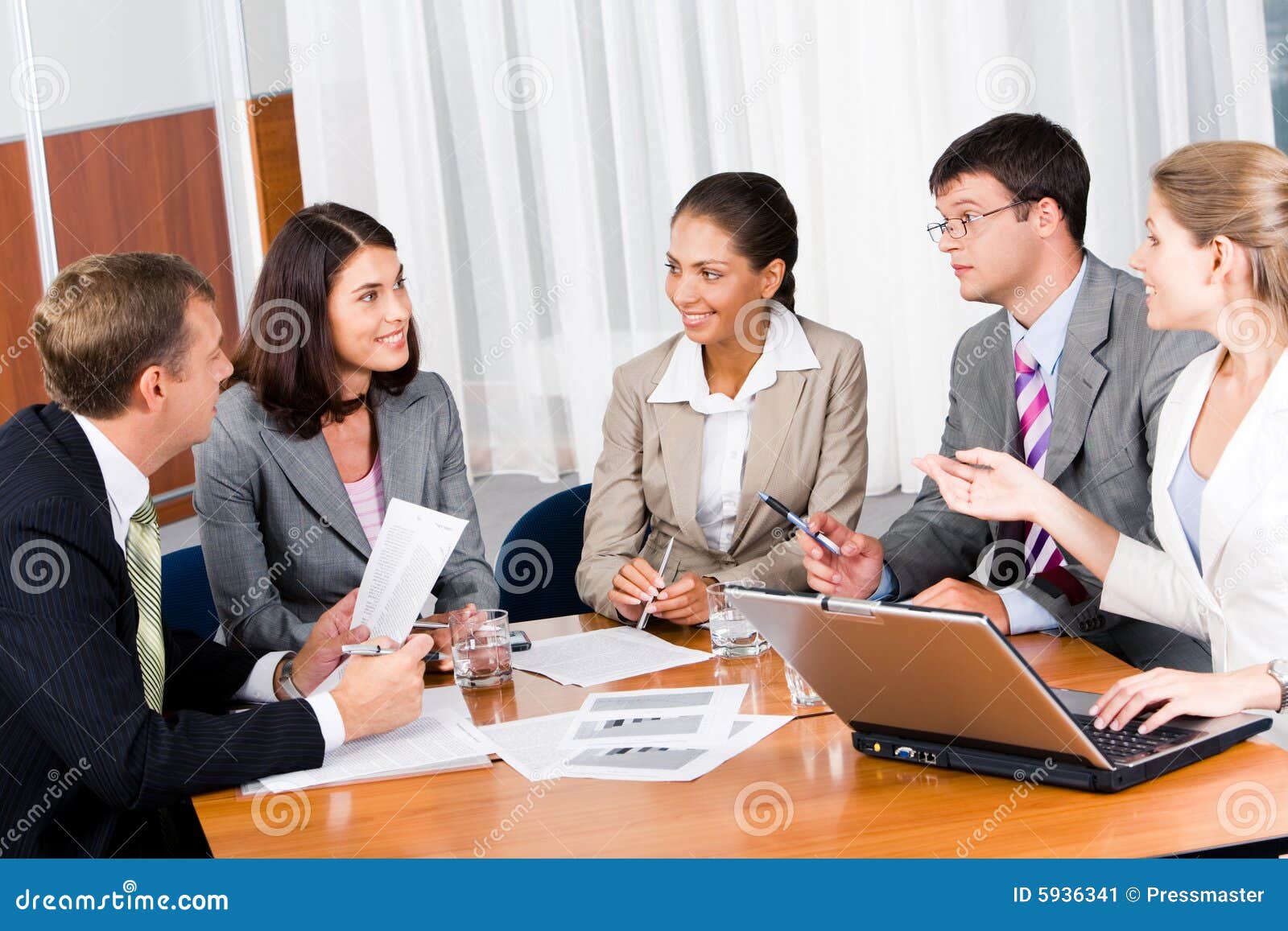 Business briefing stock image. Image of office, businesspeople - 5936341
