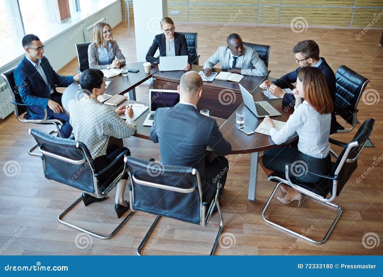 Business briefing stock photo. Image of pretty, adult - 72333180