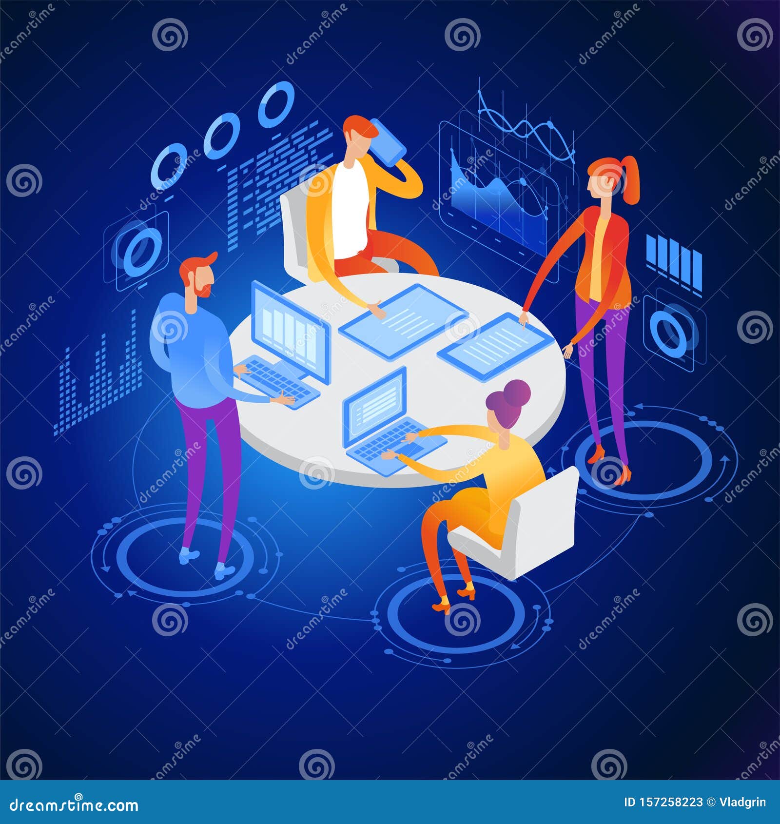 Business Briefing, Planning, Project Life Cycle Concept With Tiny ... Business Briefing, Planning, Project Life Cycle Concept With Tiny ...