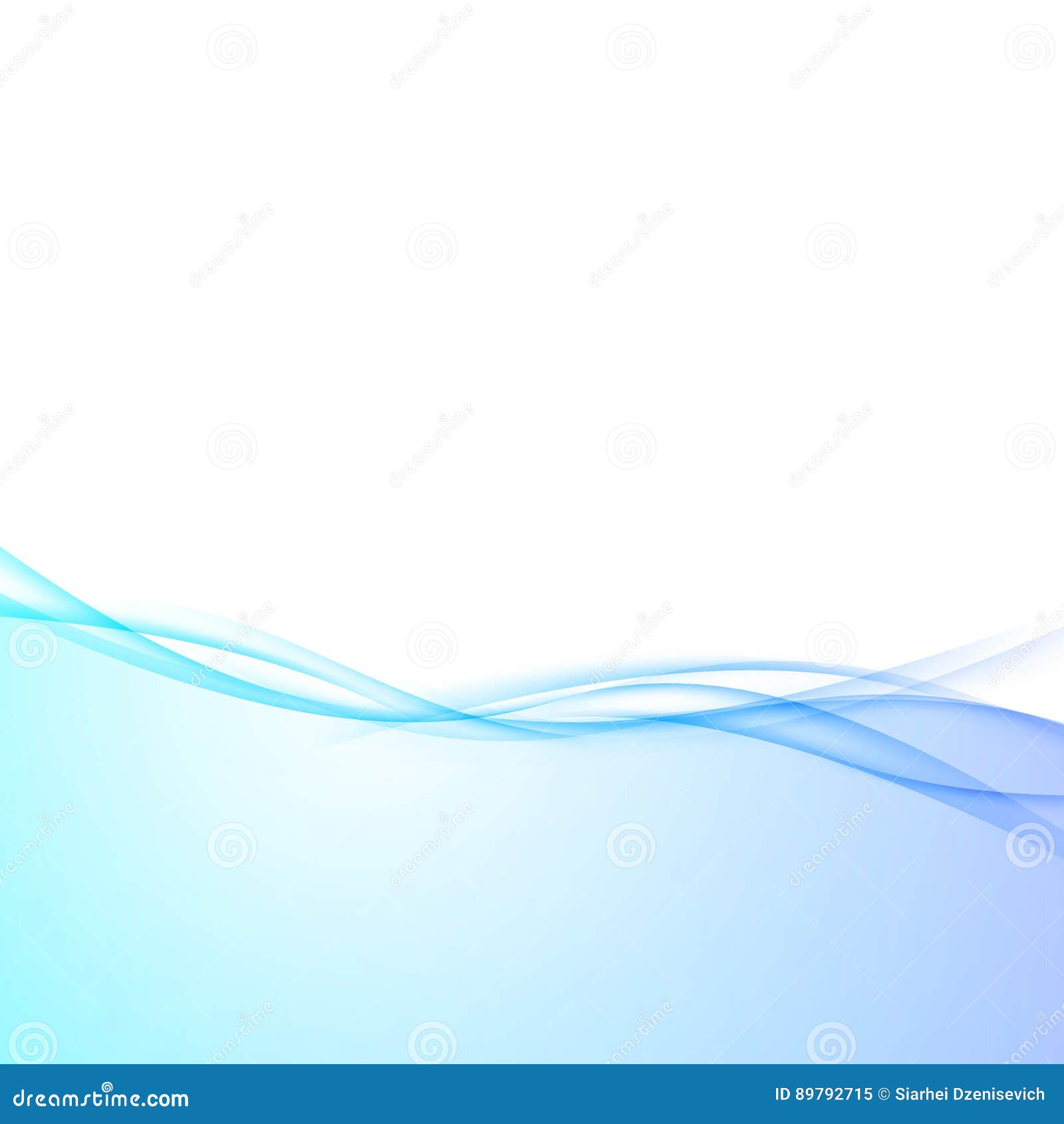 Business Bright Blue Abstract Border Card Layout Stock Vector ...