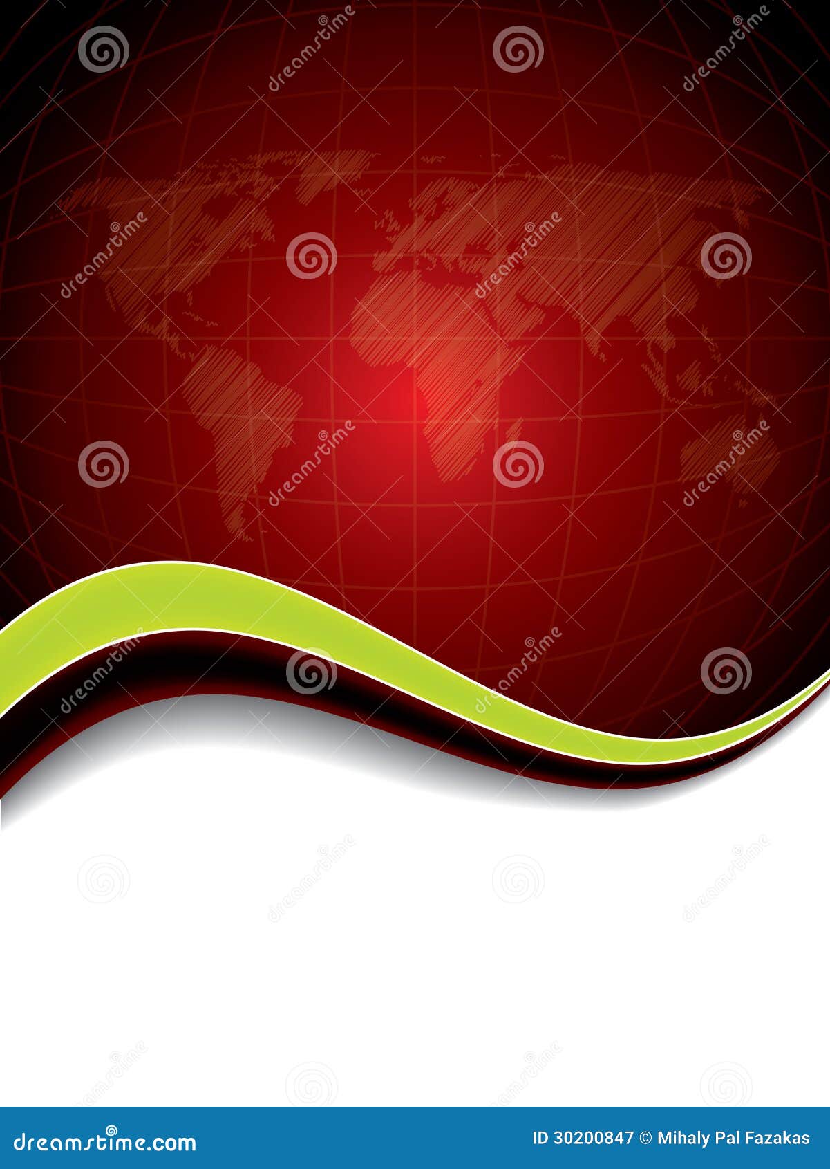 Business Background Design with World Map Stock Vector - Illustration ...