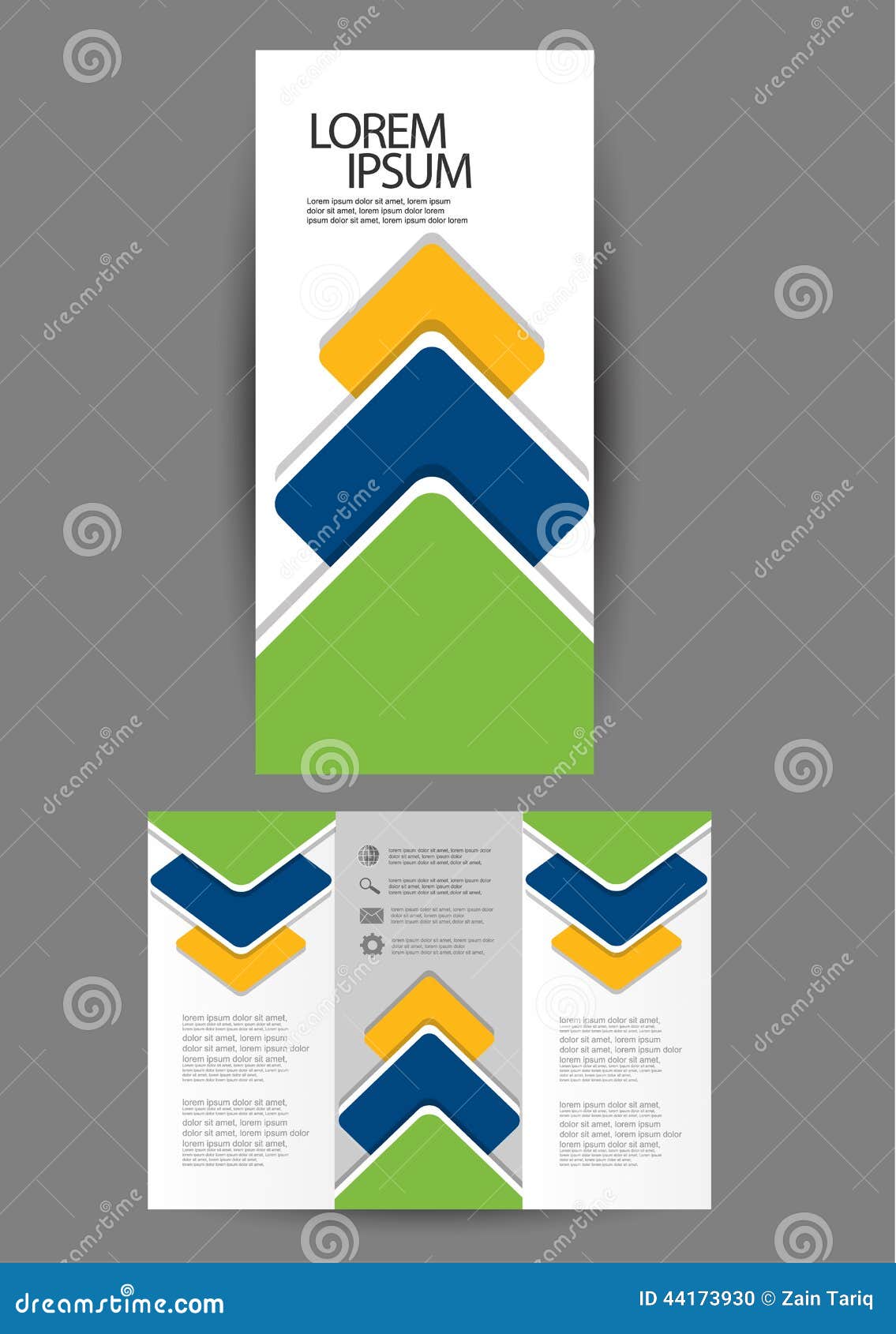 Business brochure stock vector. Illustration of communication - 44173930
