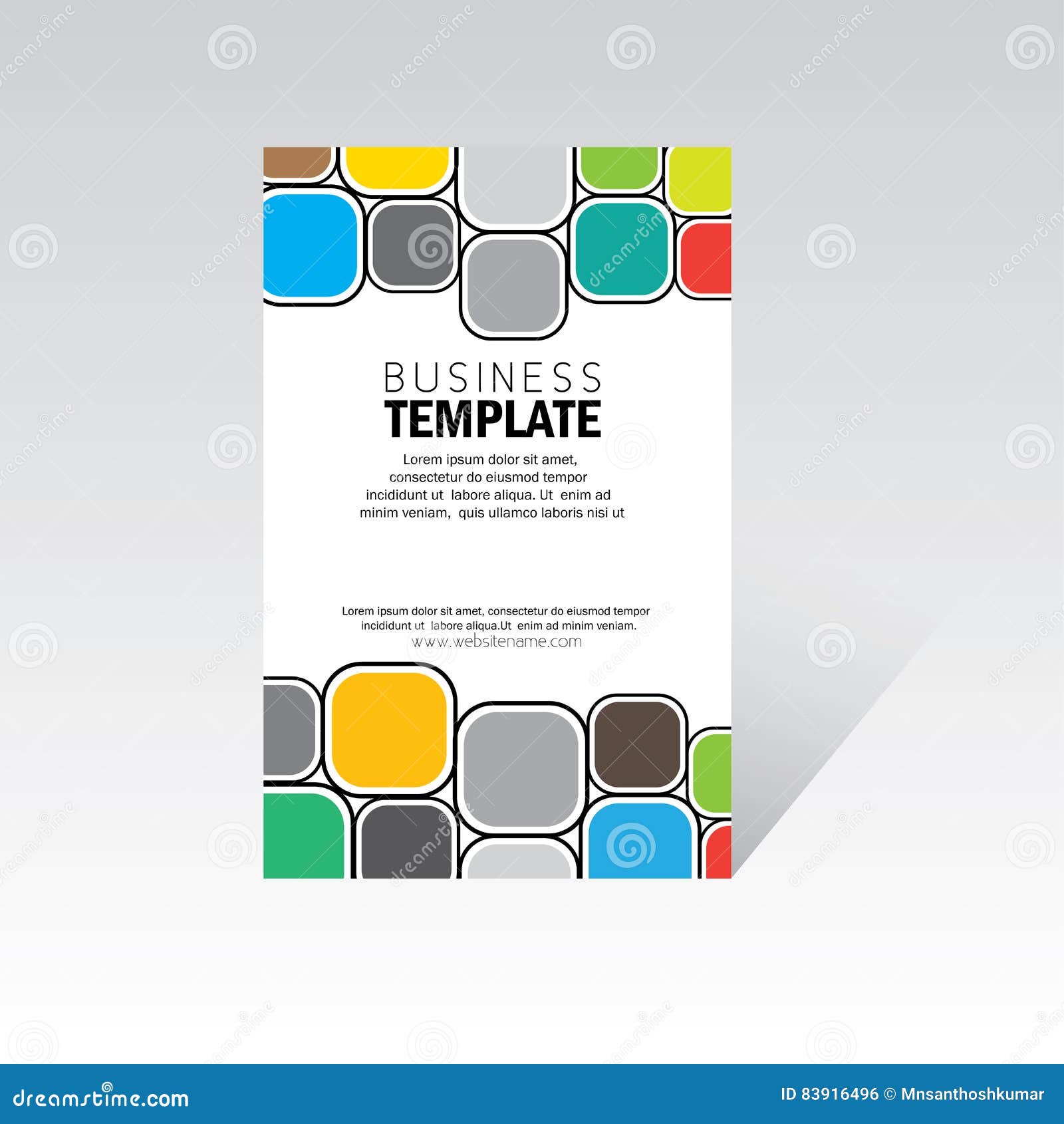 Business Brochure, Leaflet, Poster Template Vector. Stock-vector Eps 10 ...