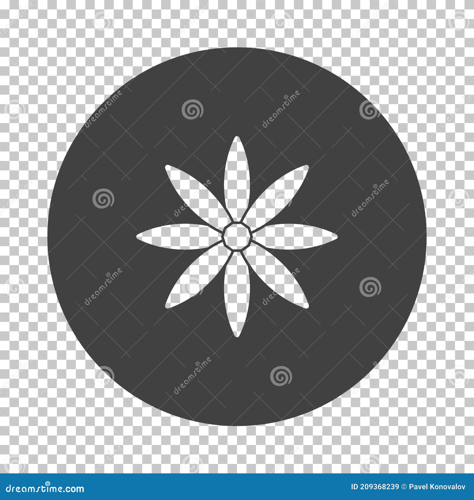 Business Brooch Icon stock vector. Illustration of decorative - 209368239