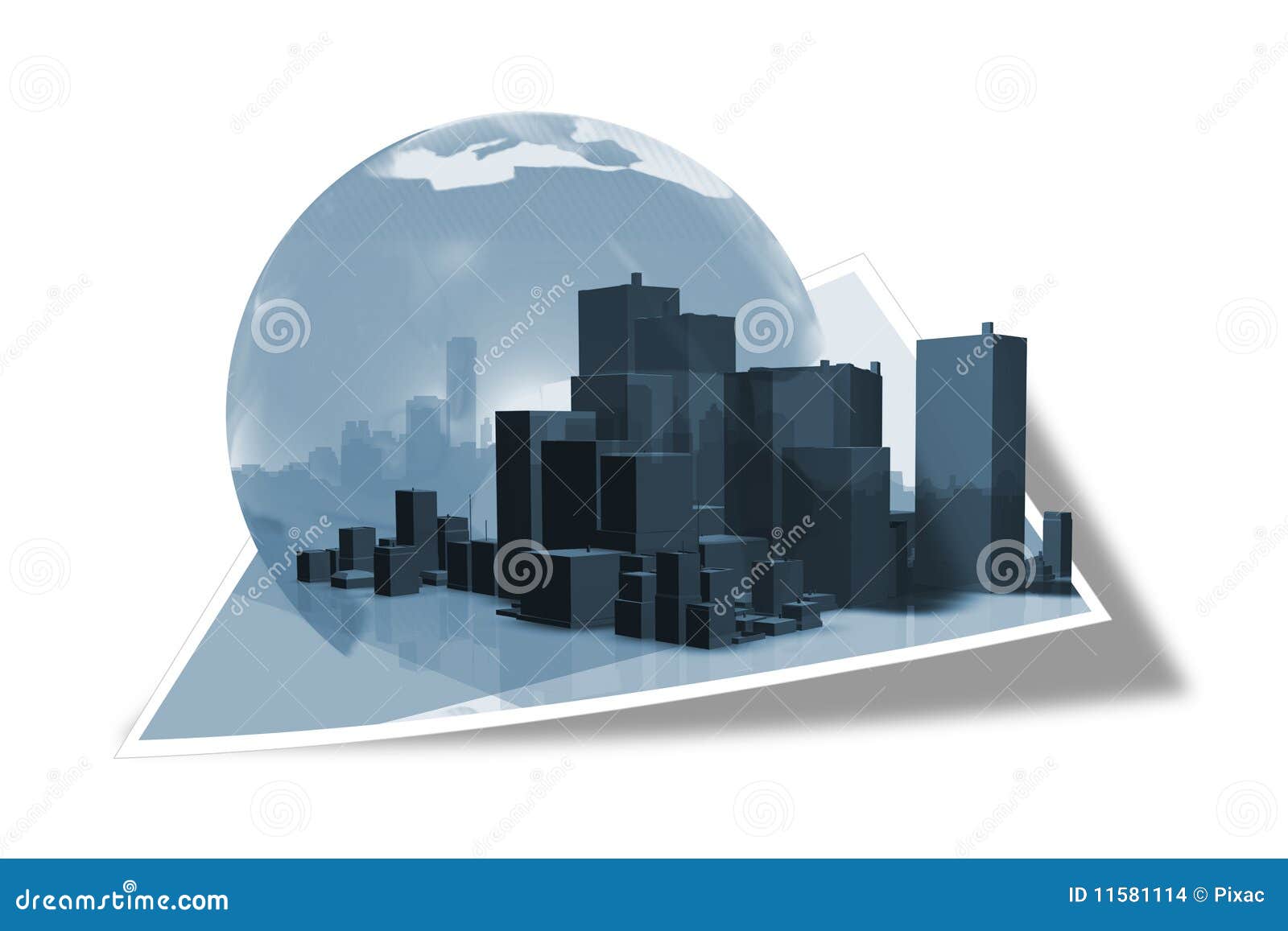 Business building stock illustration. Illustration of town - 11581114