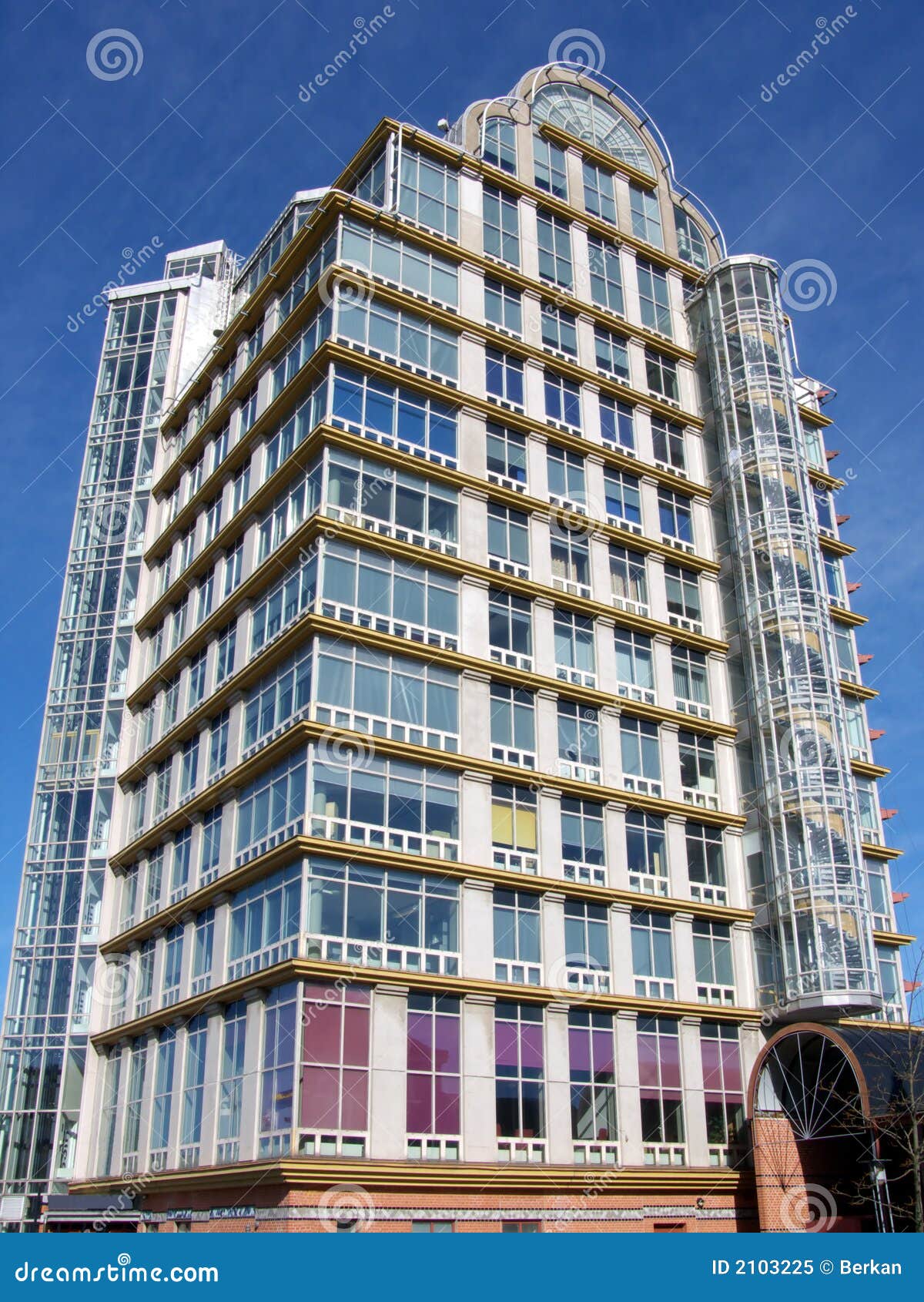 Business Building stock image. Image of blue, cityscape - 2103225